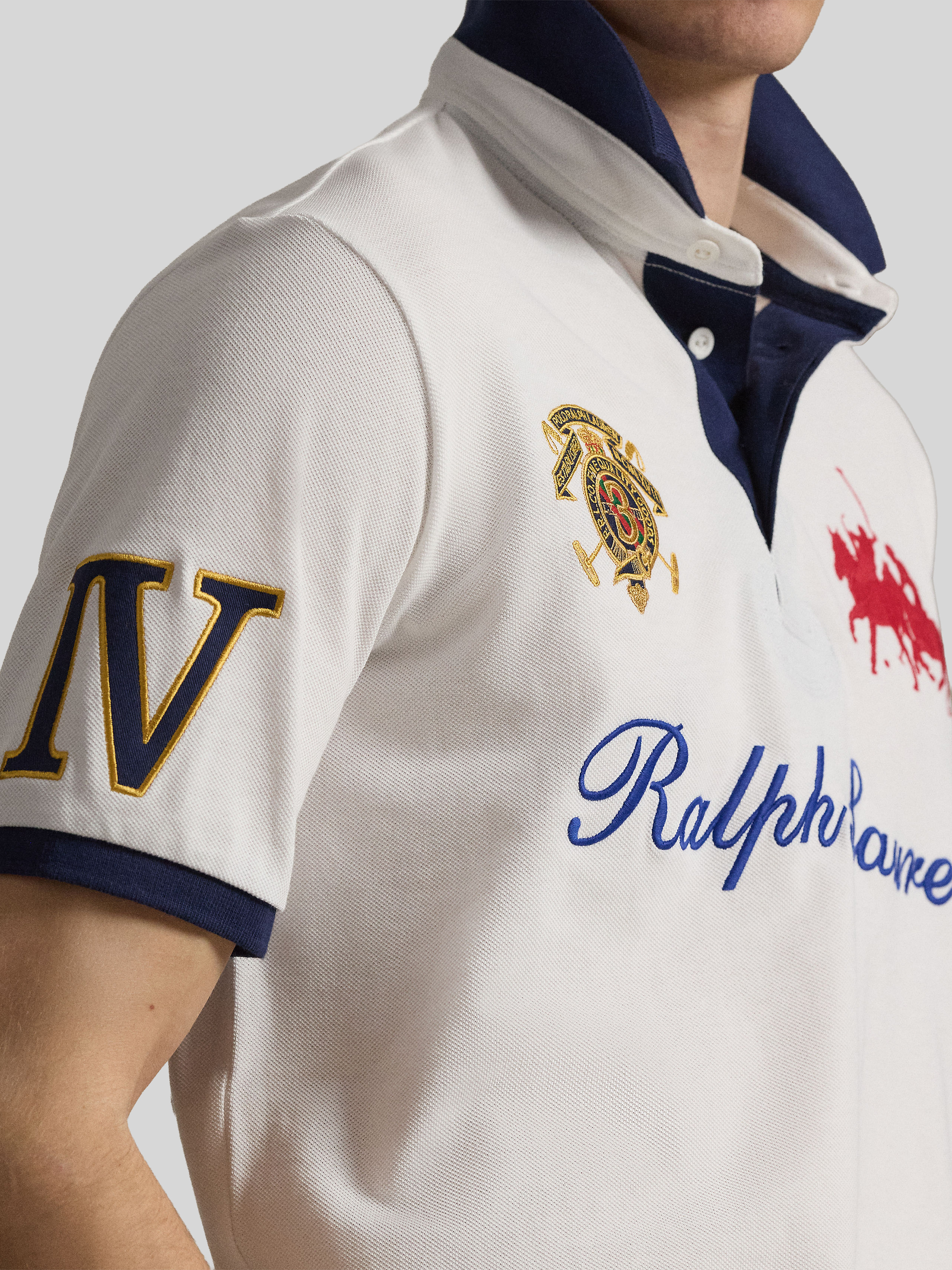 Polo Ralph Lauren Regular fit poloshirt van puur katoen in wit online ...