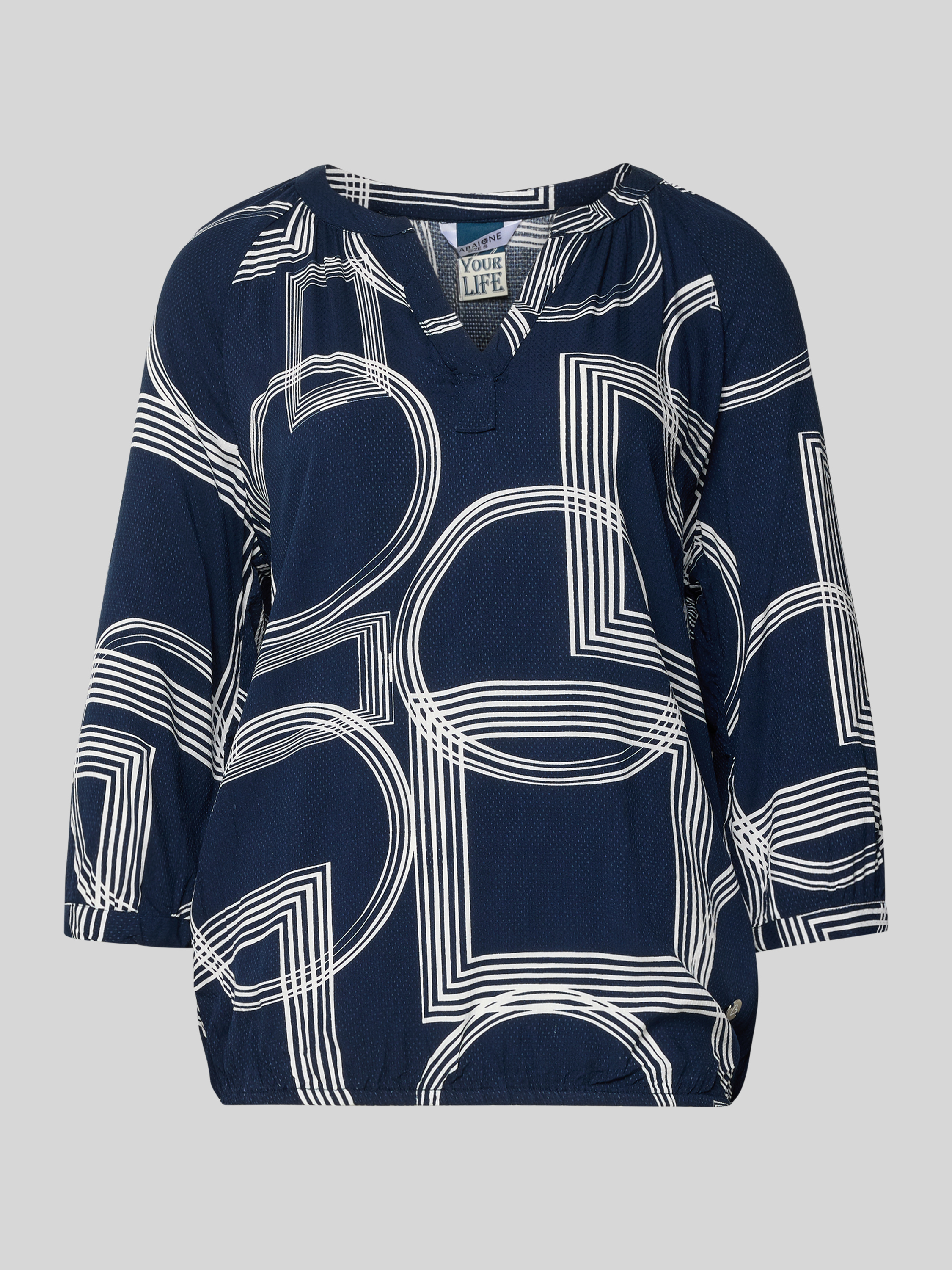 ZABAIONE Relaxed fit blouse van pure viscose, model 'Cornelia' in ...