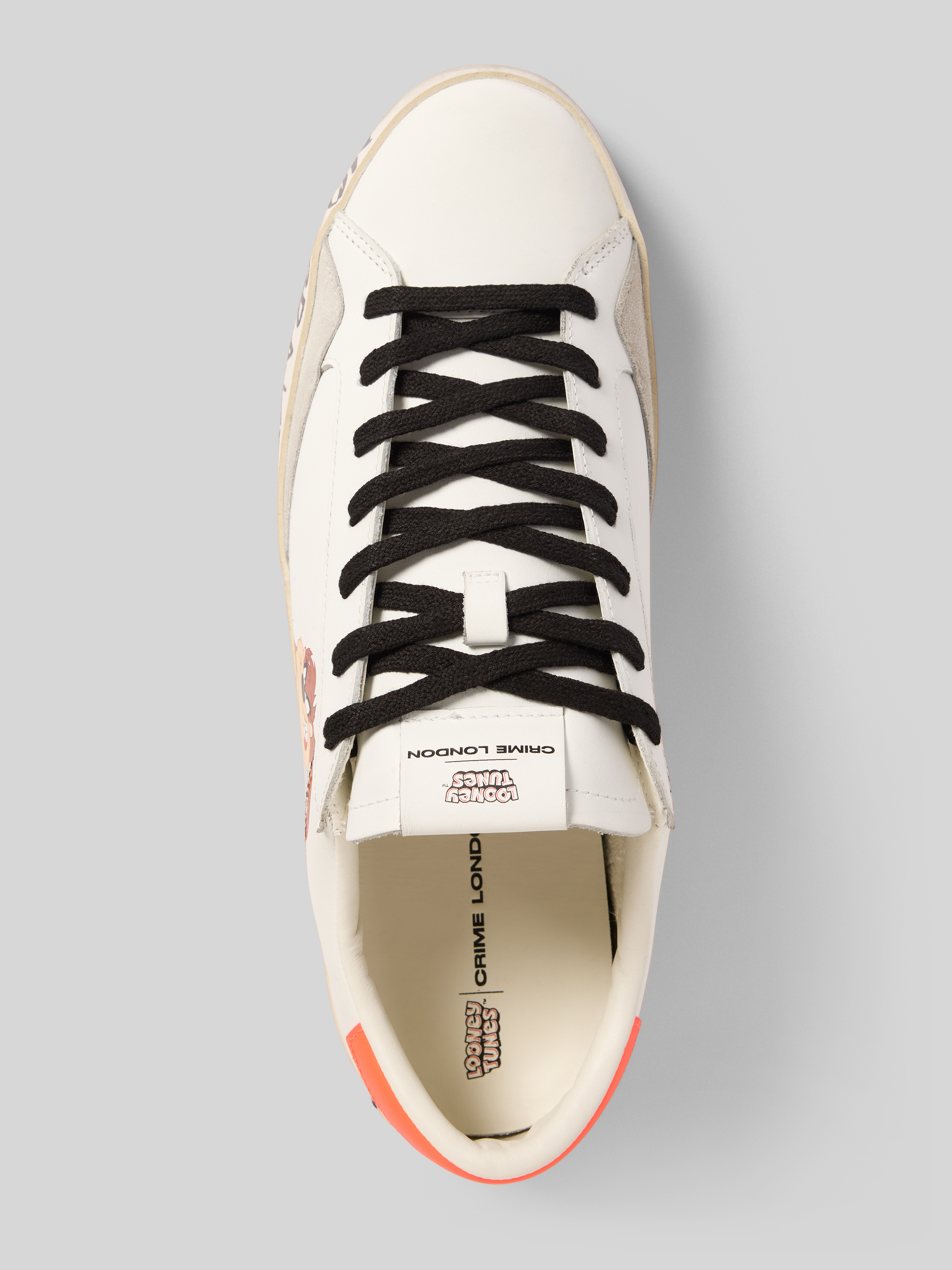 Crime London Sneaker aus Leder mit Looney Tunes®-Print (weiss) online ...
