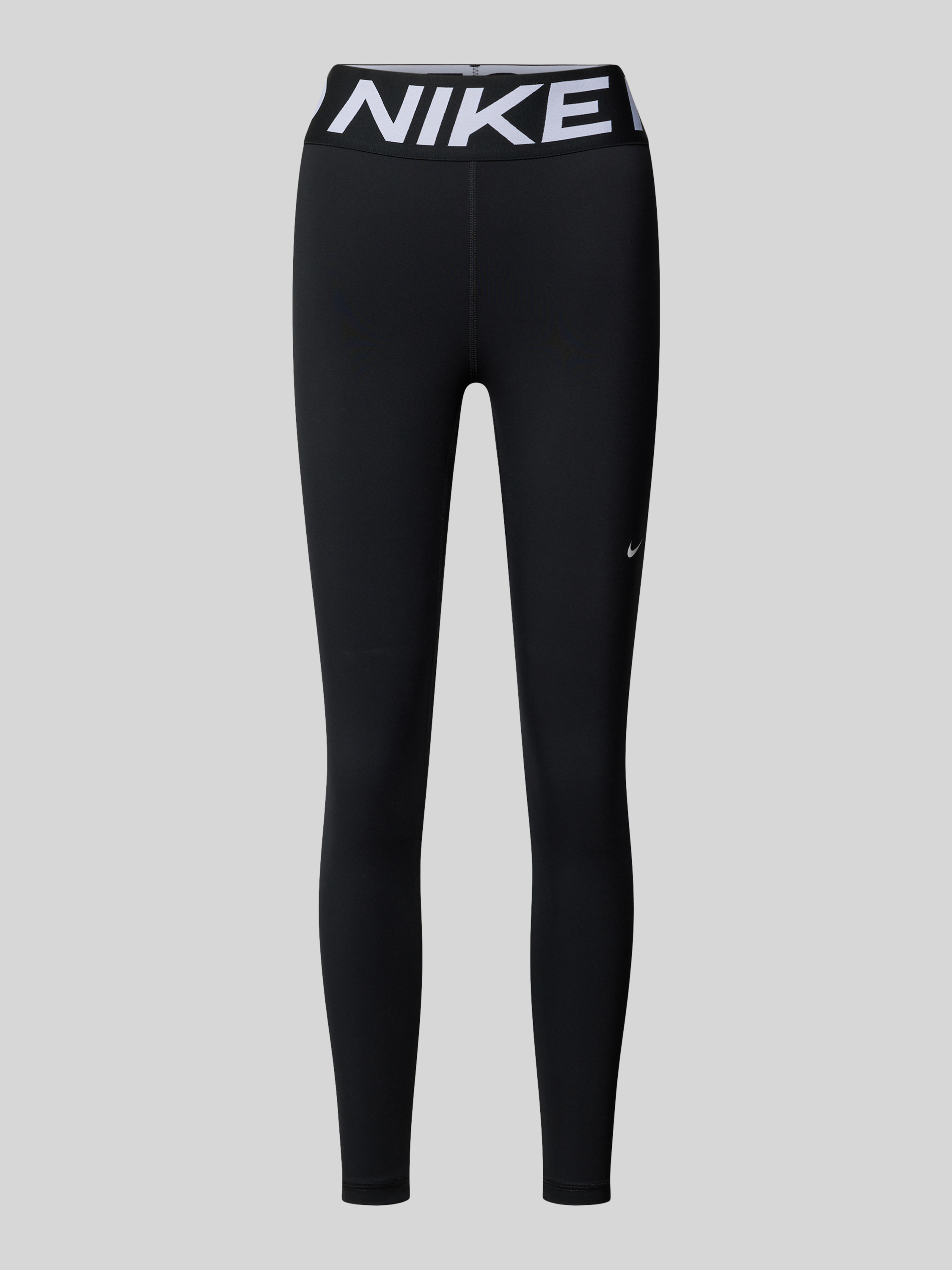 Kup online Nike Training Legginsy z elastycznym pasem i logo (czarny)