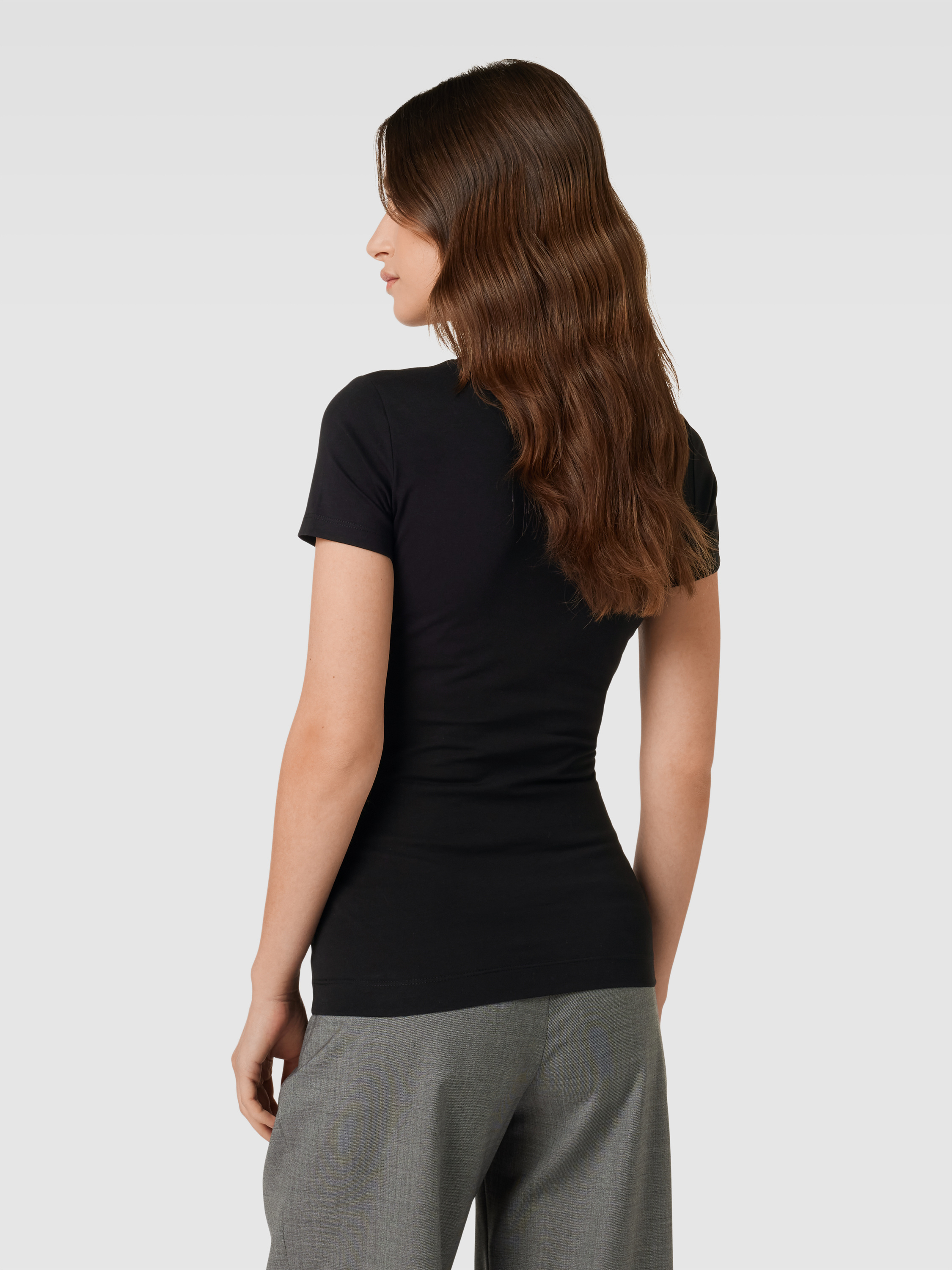 Guess T-Shirt mit Label-Print (black) online kaufen