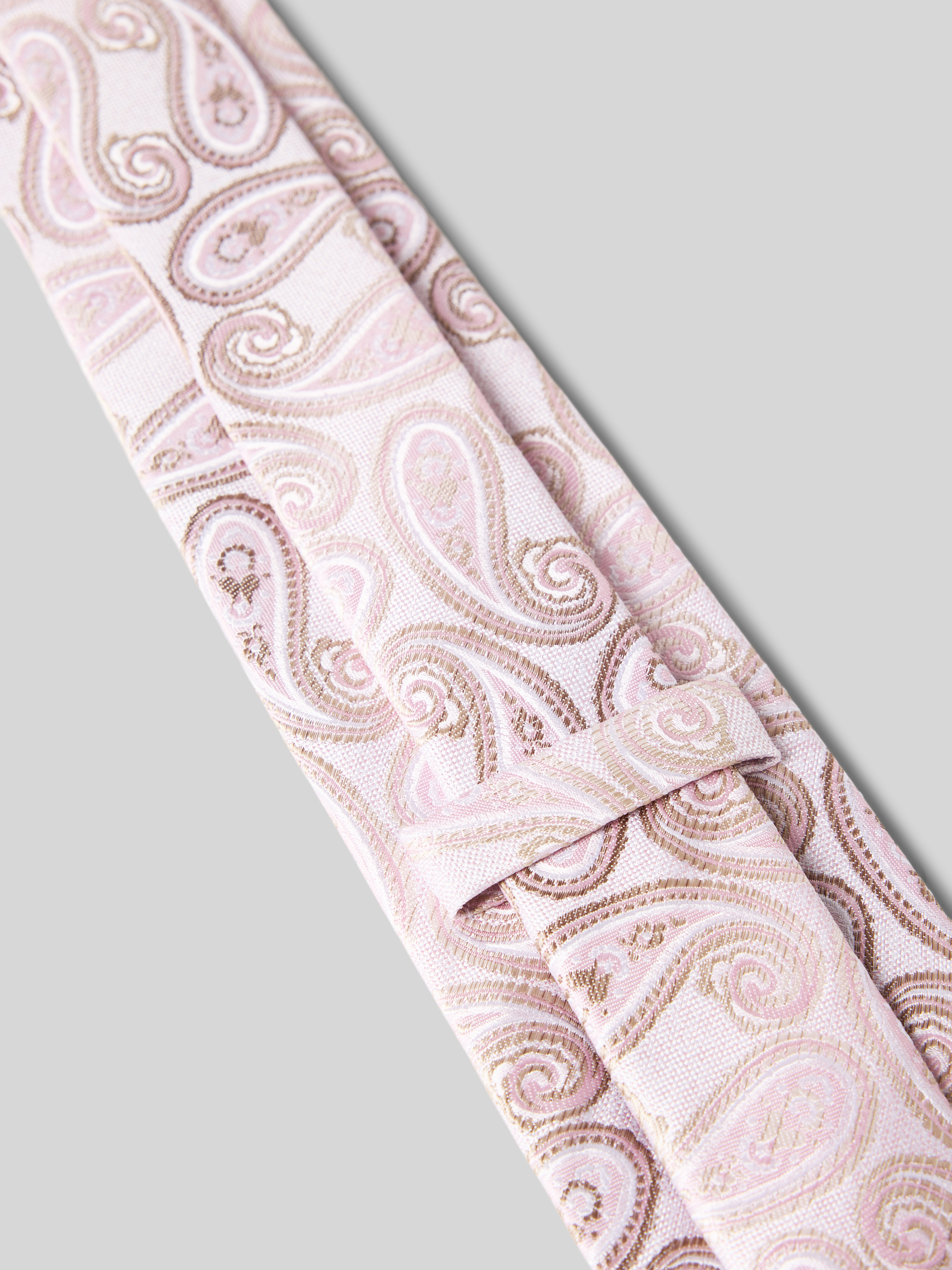 OLYMP Zijden stropdas in all-over look (7,5 cm) in rosé online kopen | P&C