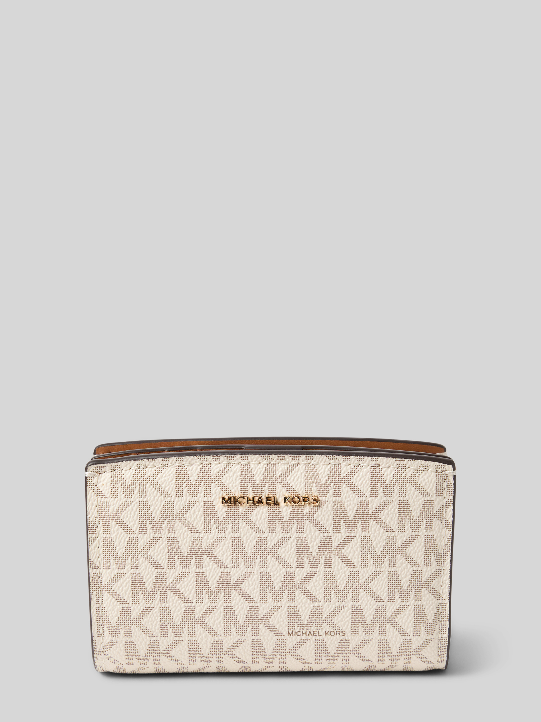 MICHAEL Michael Kors Portemonnee van echt leer, model 'BRYANT' in ecru ...