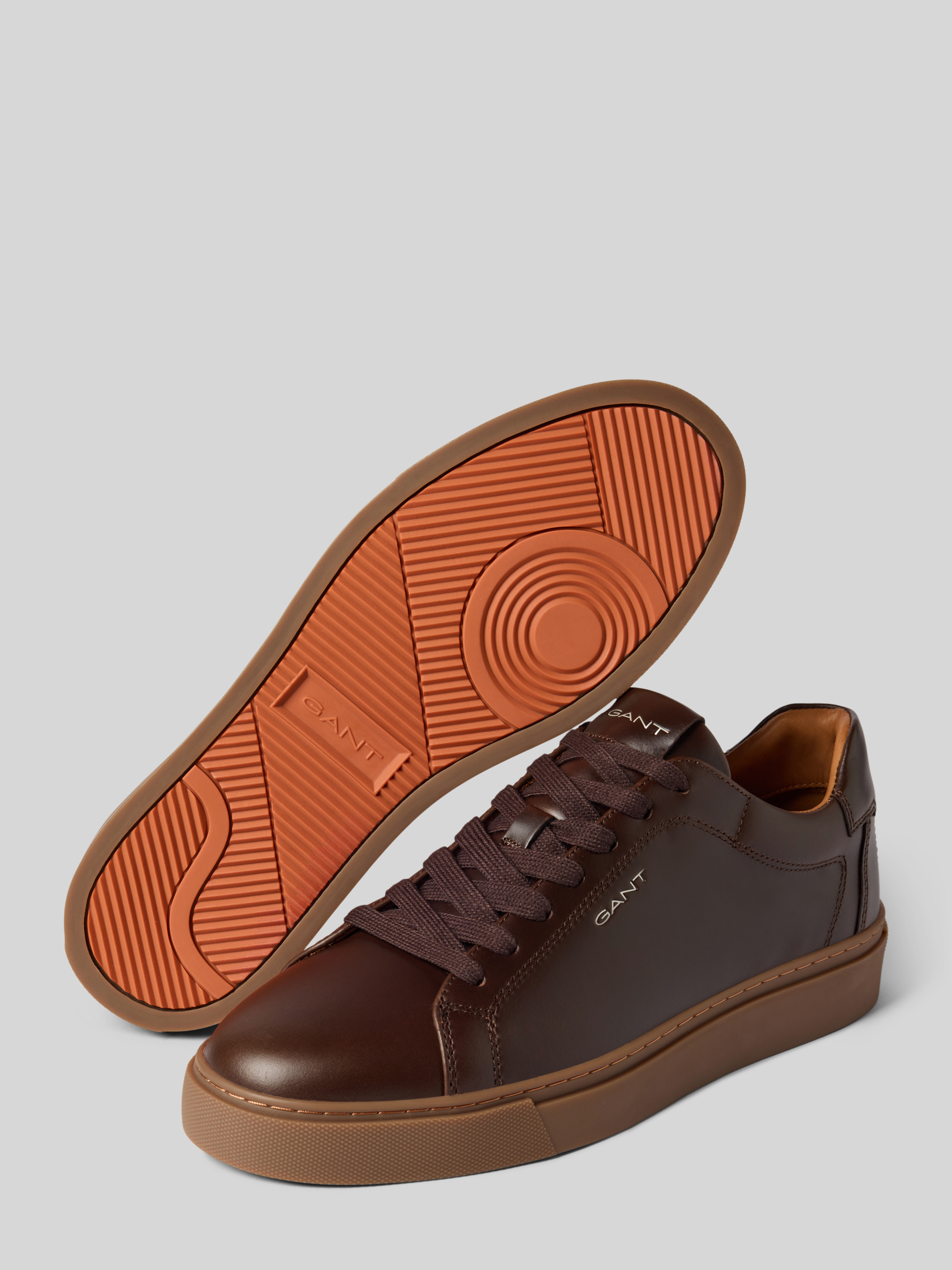Gant Sneaker mit Label-Prints Modell 'Julien' (dunkelbraun) online kaufen