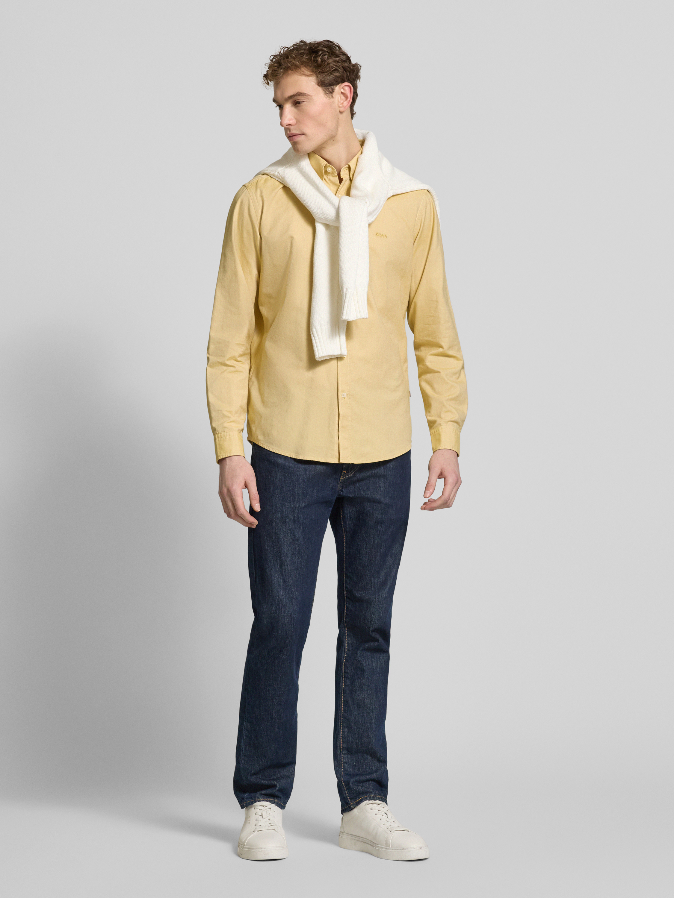 BOSS Orange Regular Fit Freizeithemd aus reiner Baumwolle Modell ...