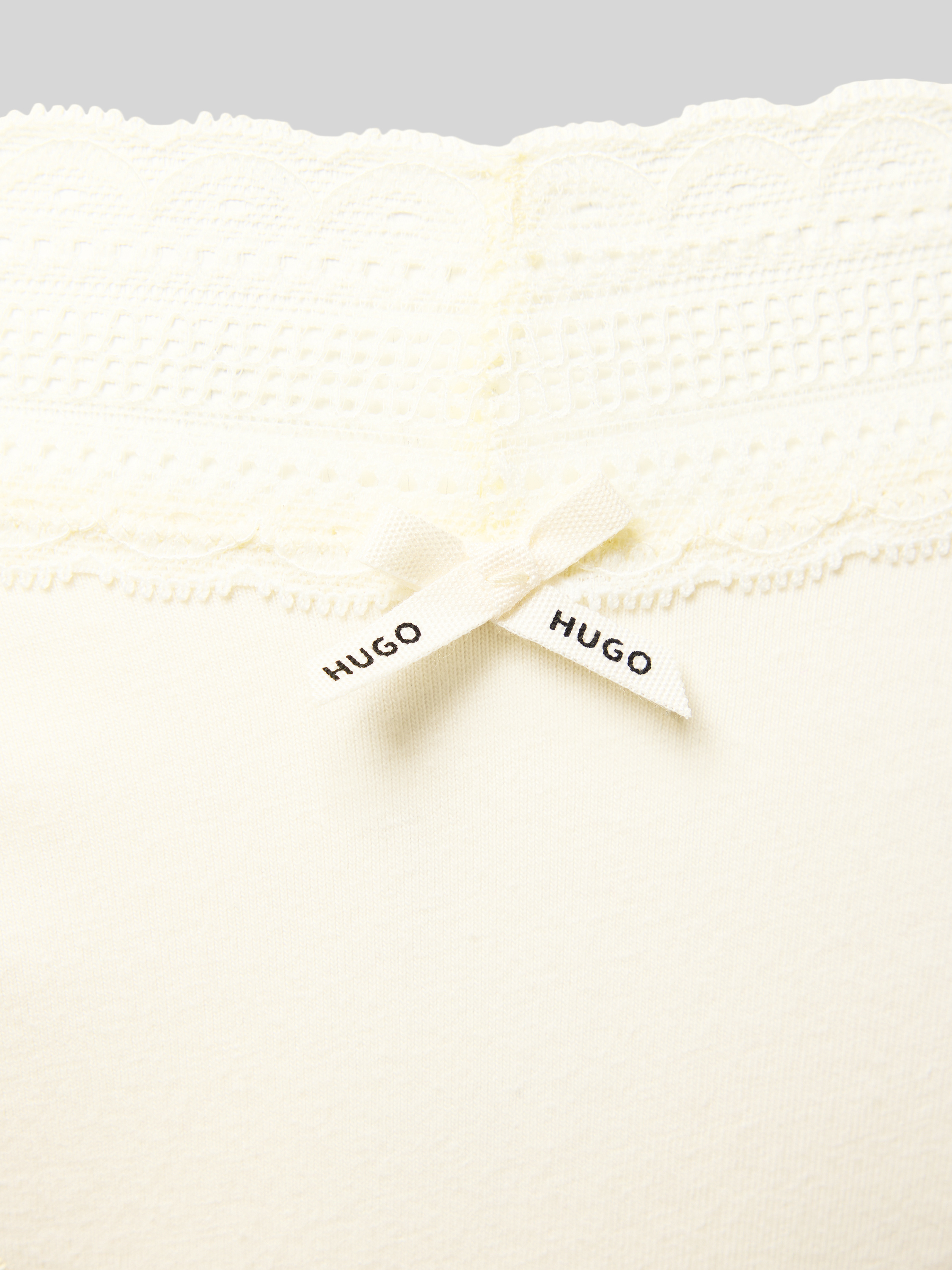 HUGO String aus Baumwoll-Mix im 3er-Set Modell 'TRIPLET LACE BRIEF ...