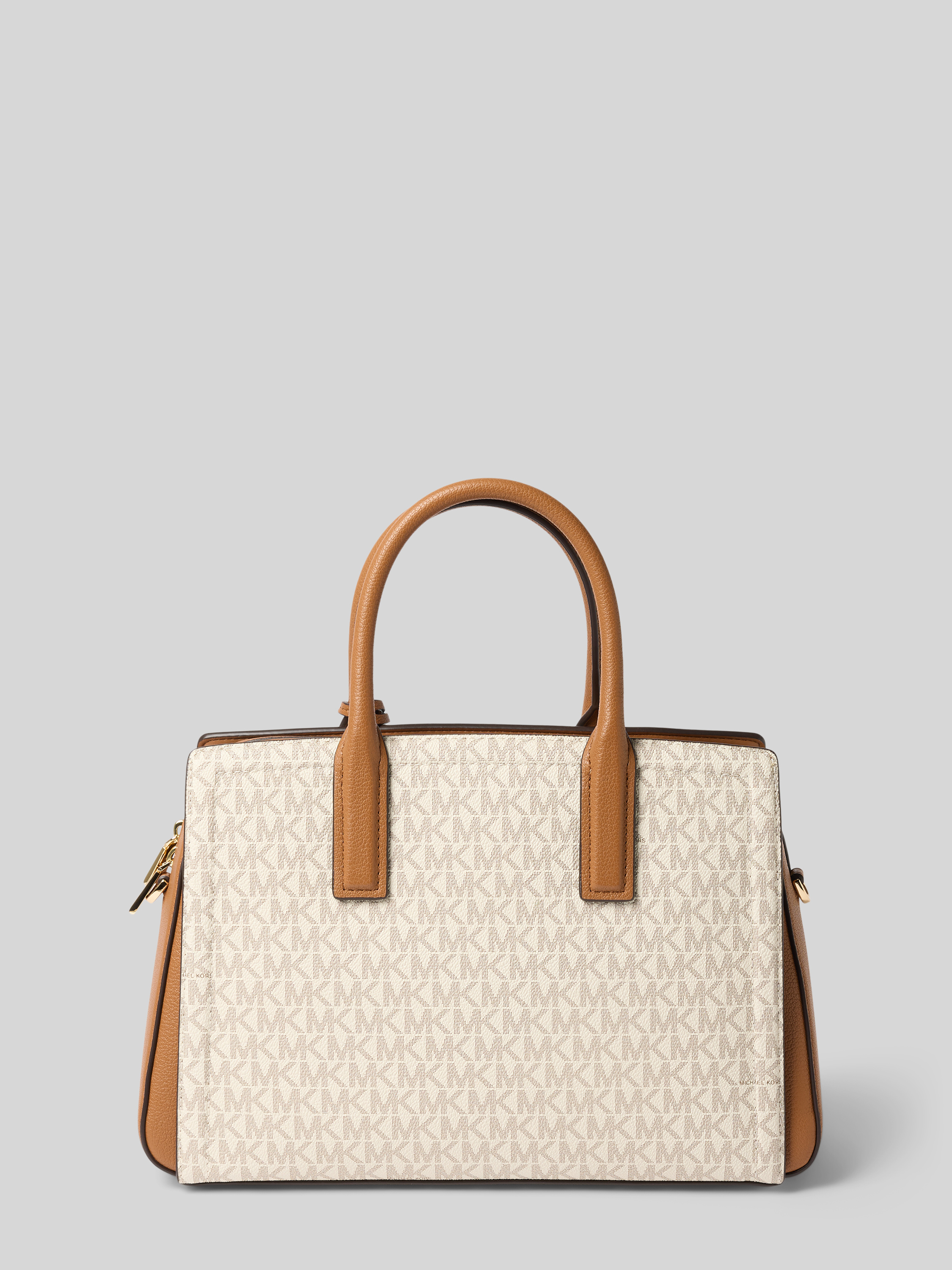 MICHAEL Michael Kors Handtas in leer met logomotief model 'LAILA' in ...