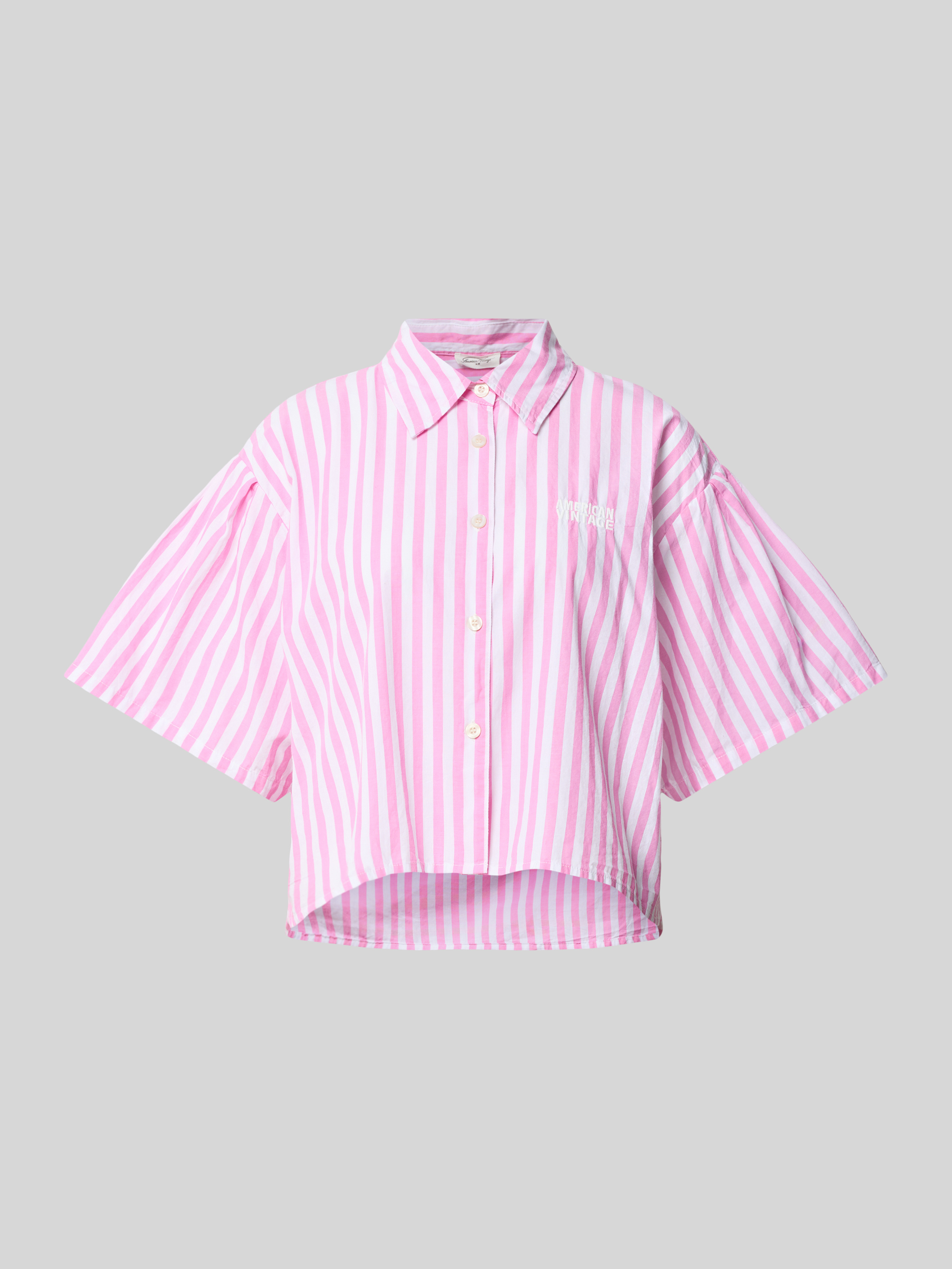 American Vintage Kort blouse met labelstitching model 'VEXTOWN' in ...