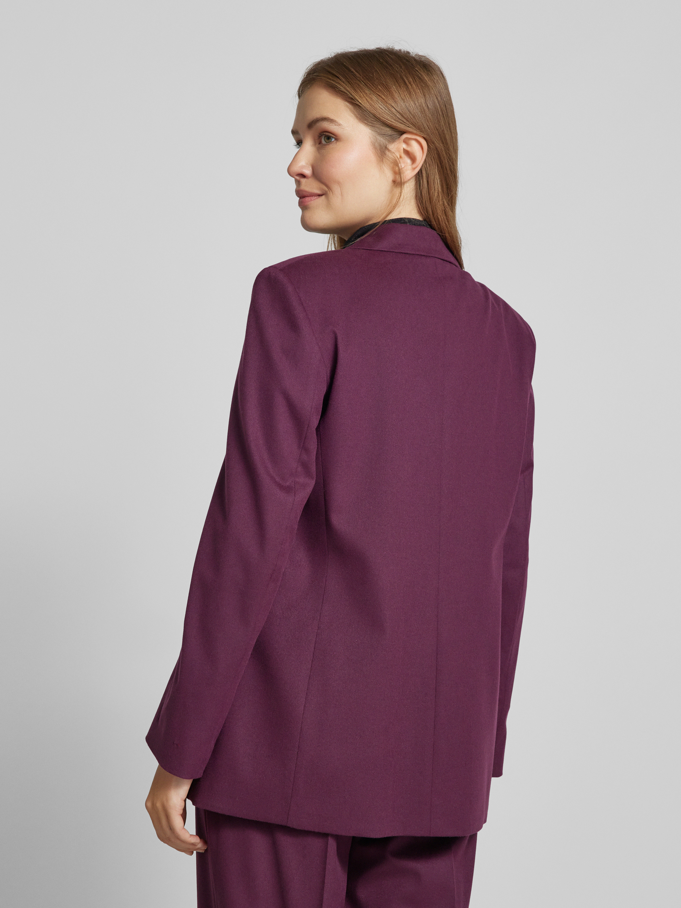 HUGO Blazer mit Reverskragen Modell 'Amyia' (aubergine) online kaufen