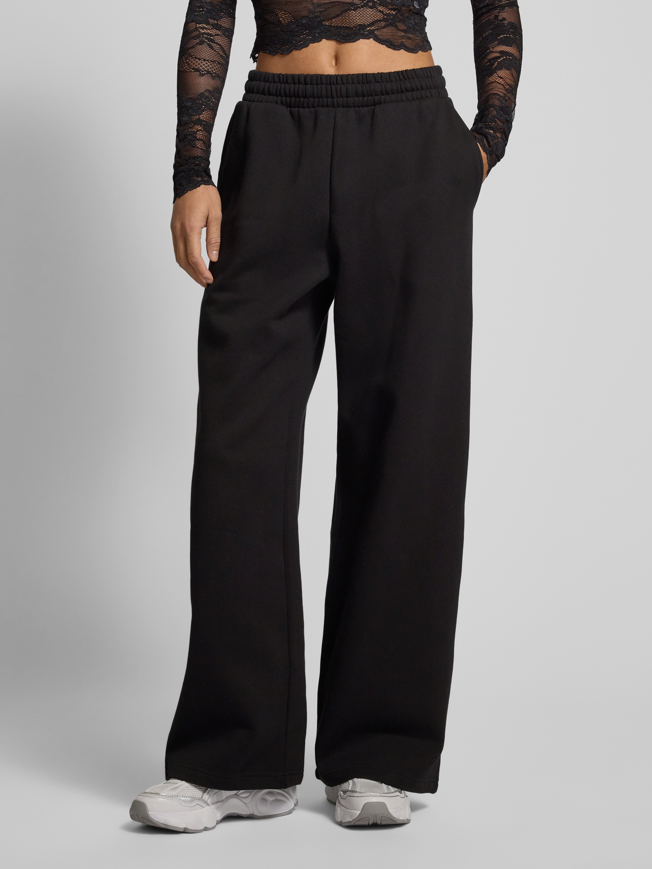 WEEKDAY Loose Fit Sweatpants mit elastischem Bund (black) online kaufen