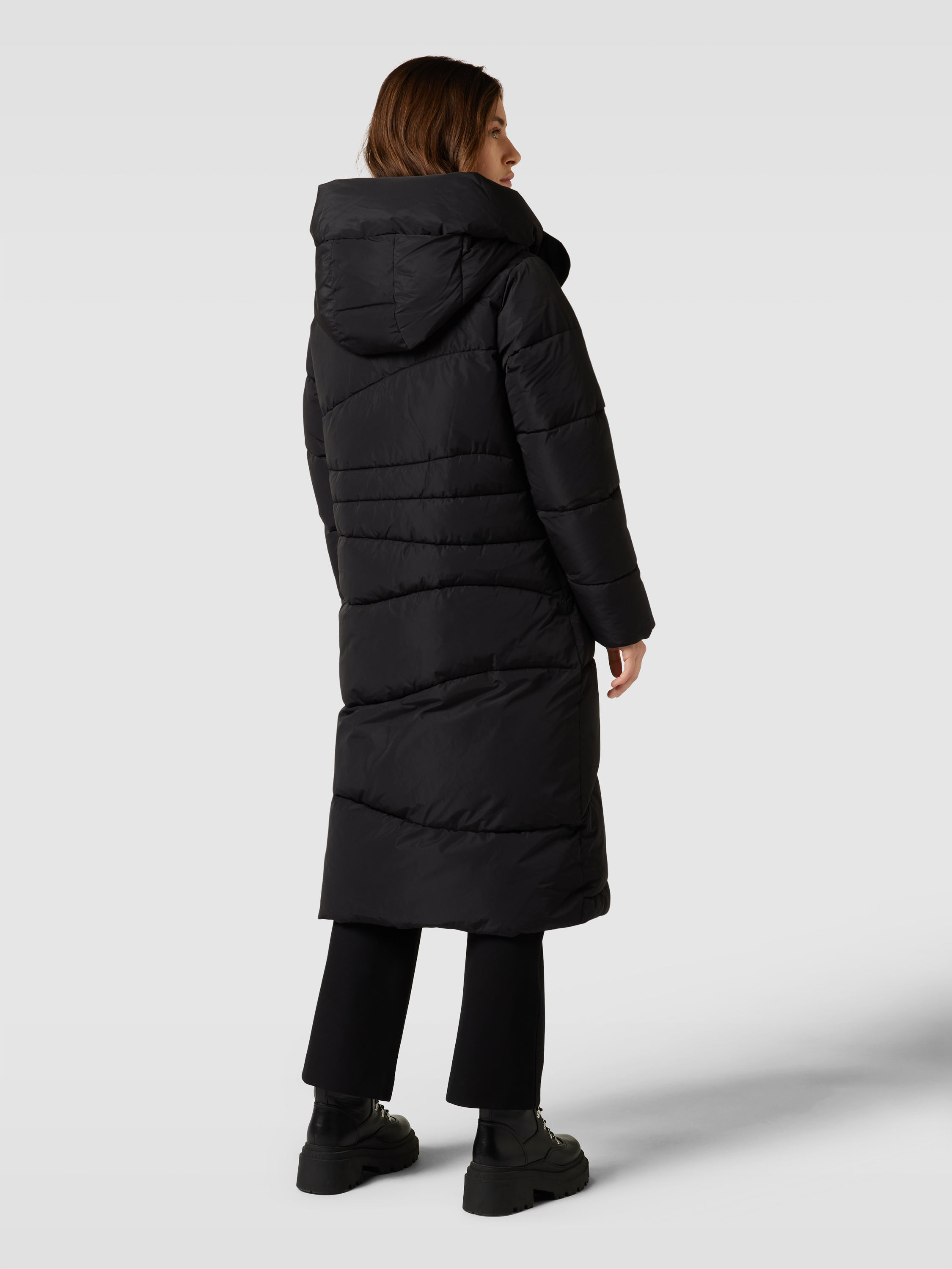 Mazine Steppmantel mit Kapuze Modell 'Wanda' (black) online kaufen