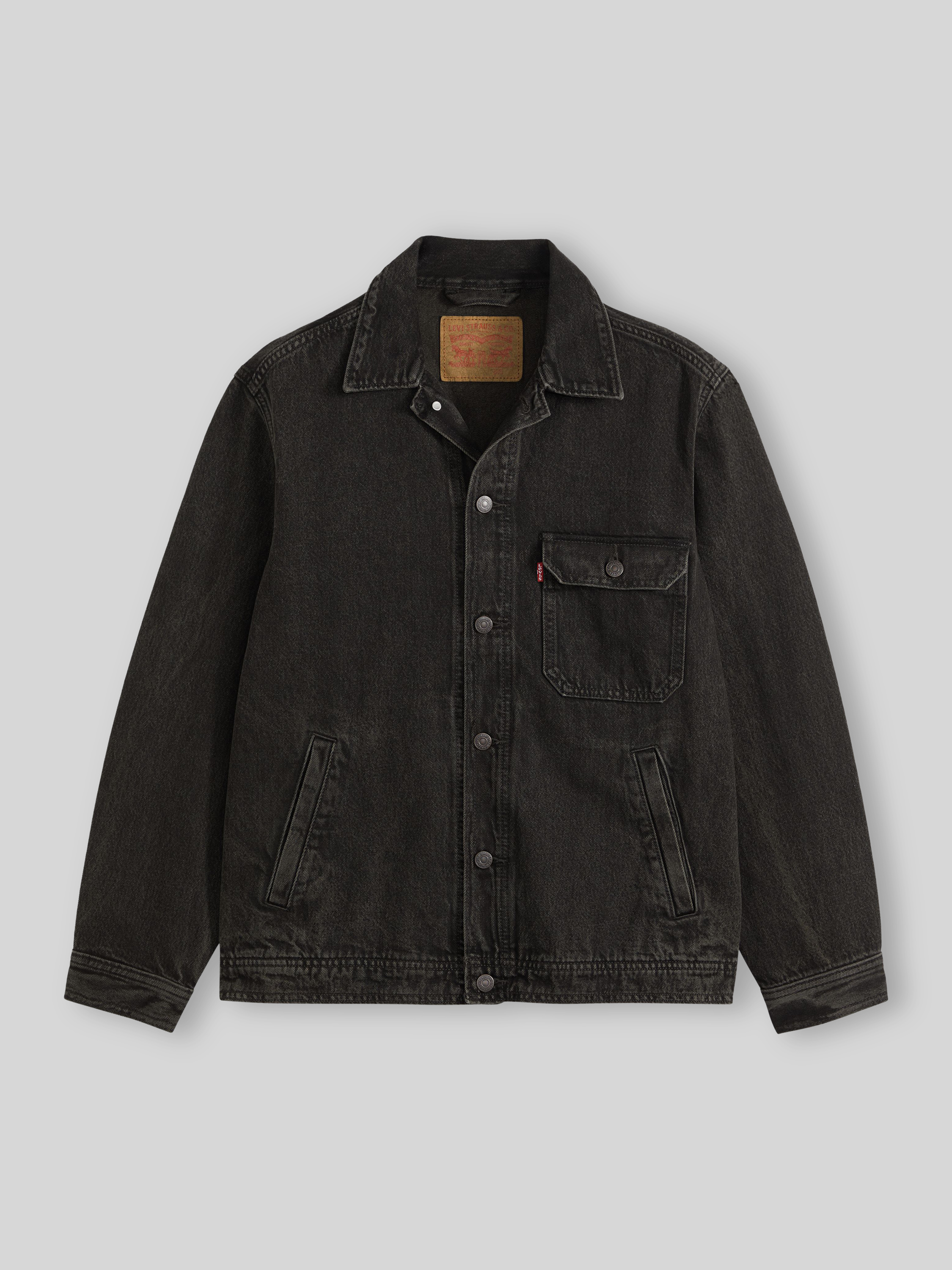 Kup online Levi's® Kurtka jeansowa o kroju krój regular fit z czystej ...
