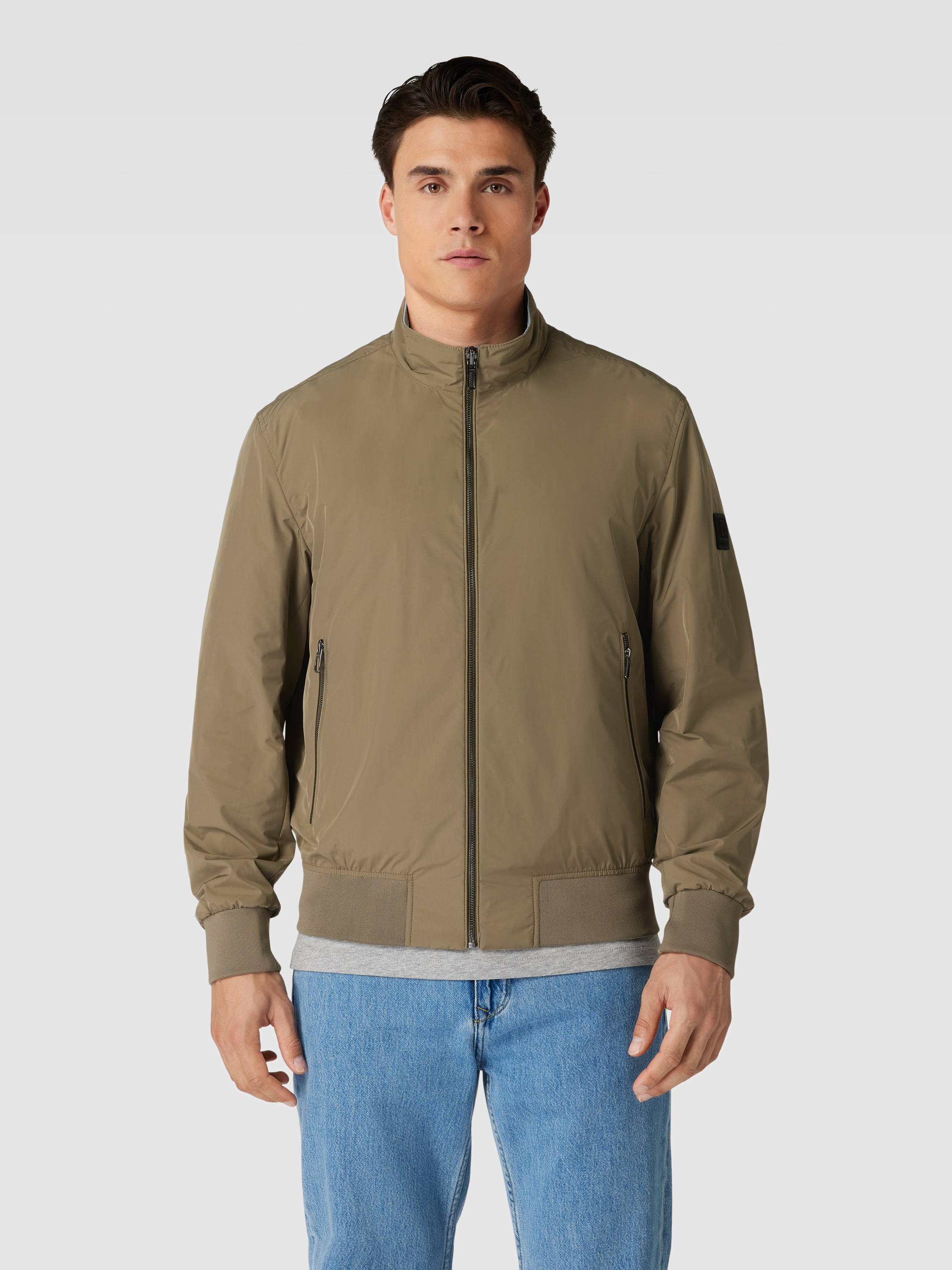 DIGEL Bomberjack met opstaande kraag, model 'Pax' in kaki online kopen | P&C