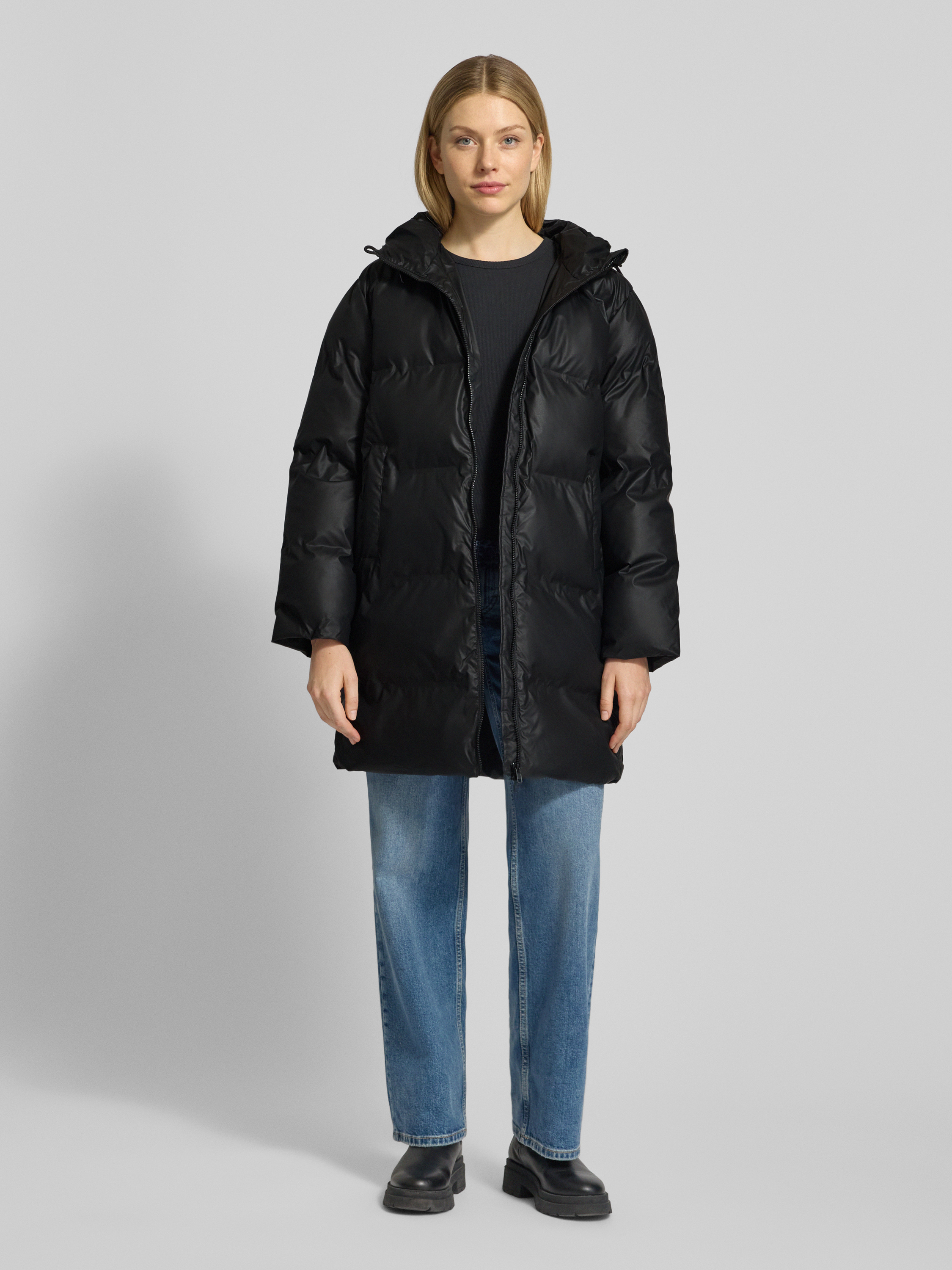 Kup online FREE/QUENT Kurtka pikowana z zamkiem błyskawicznym dwustronnym i wpuszczanymi ...