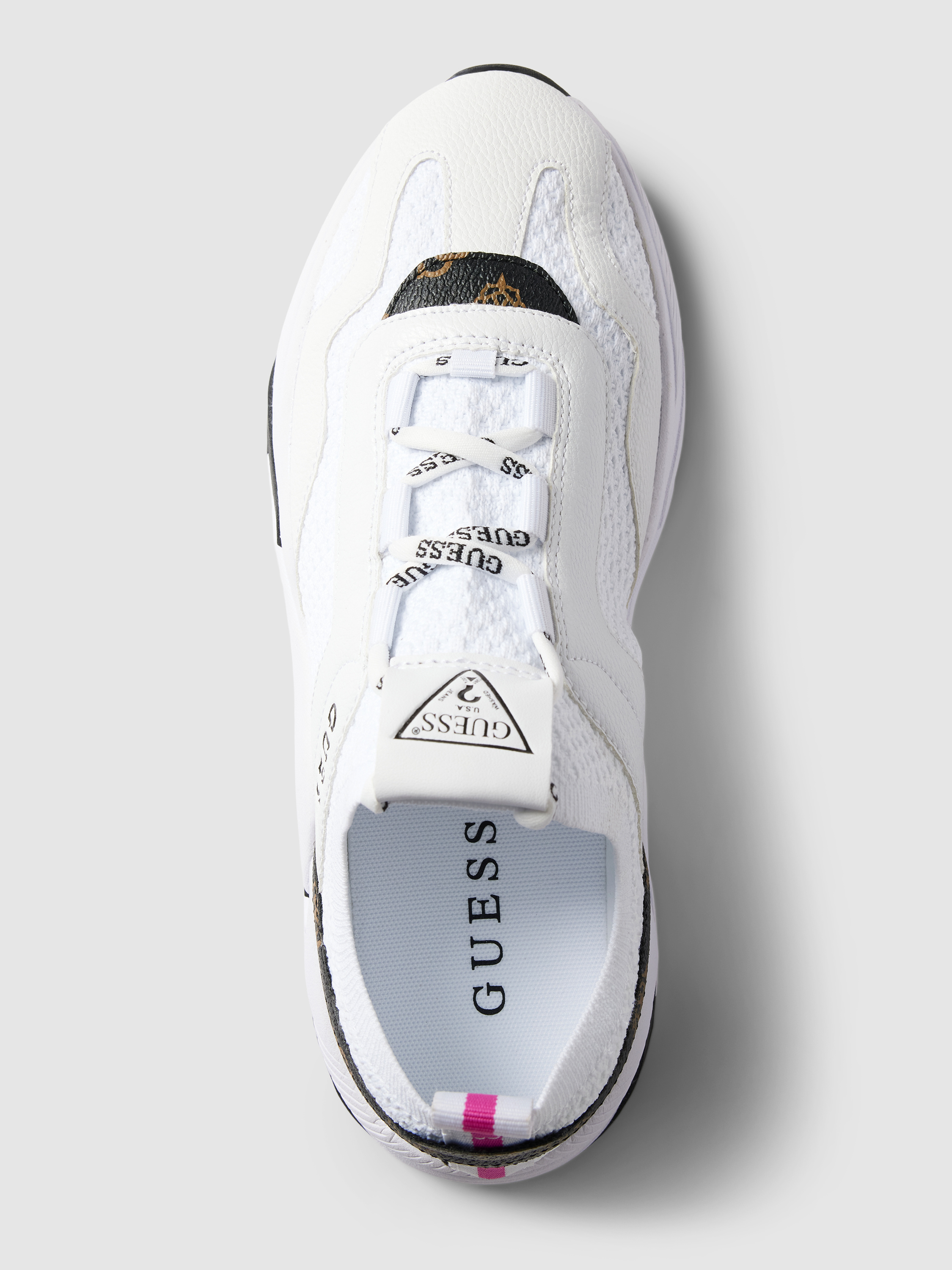 GUESS Sock-Sneaker mit Strukturmuster Modell 'GENIVER' (weiss) online ...