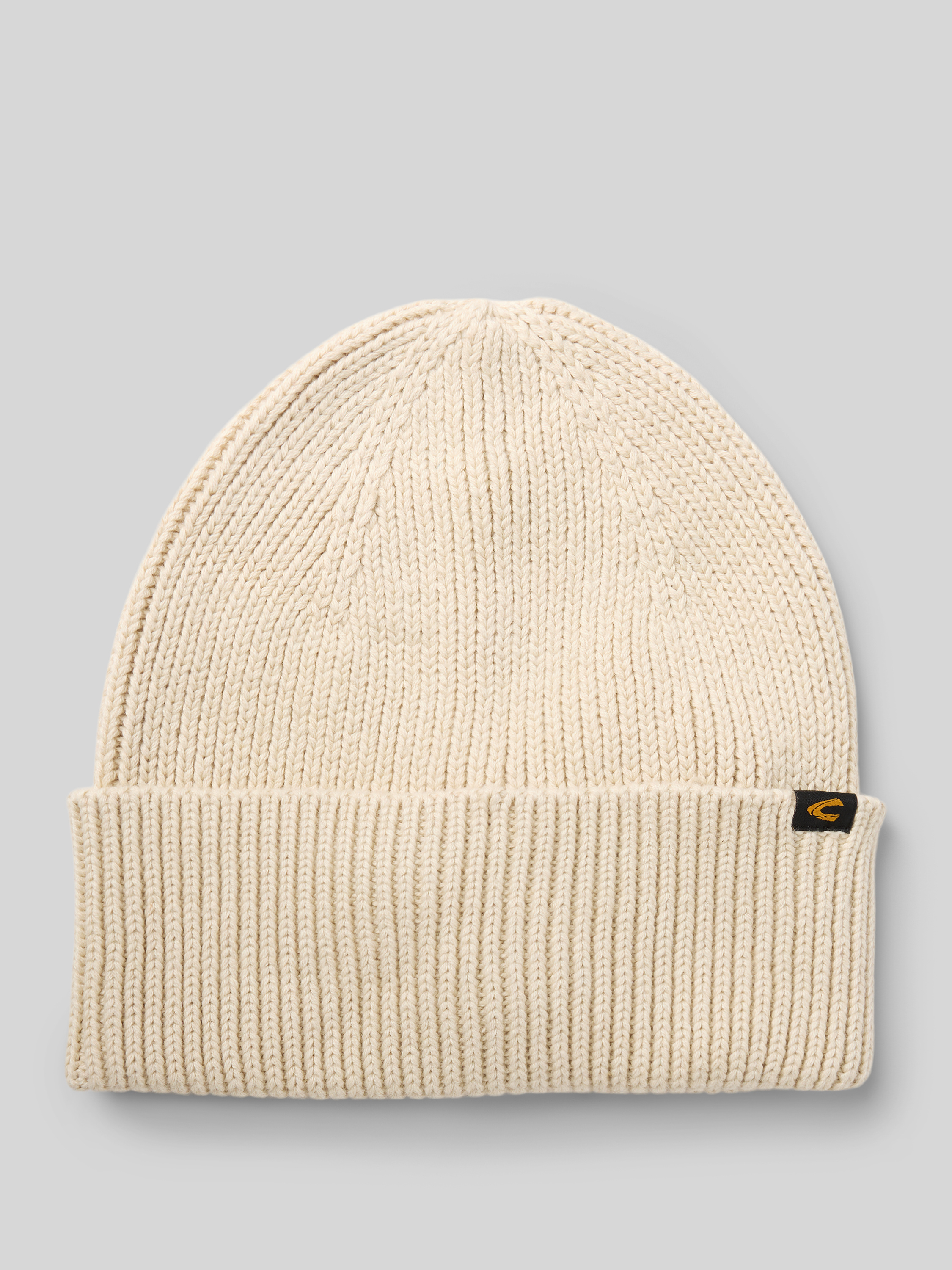 camel active Beanie van een mix van katoen en kasjmier in offwhite online kopen | P&C