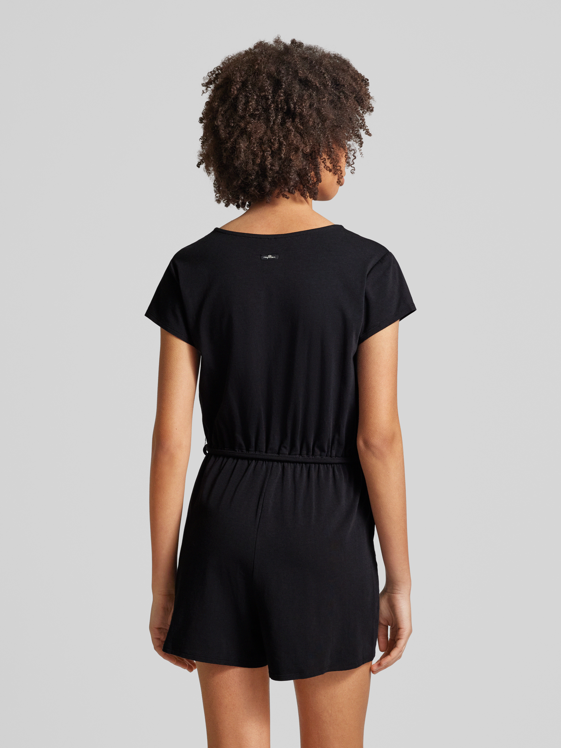 Ragwear Jumpsuit in Wickel-Optik Modell 'Sharna' (black) online kaufen