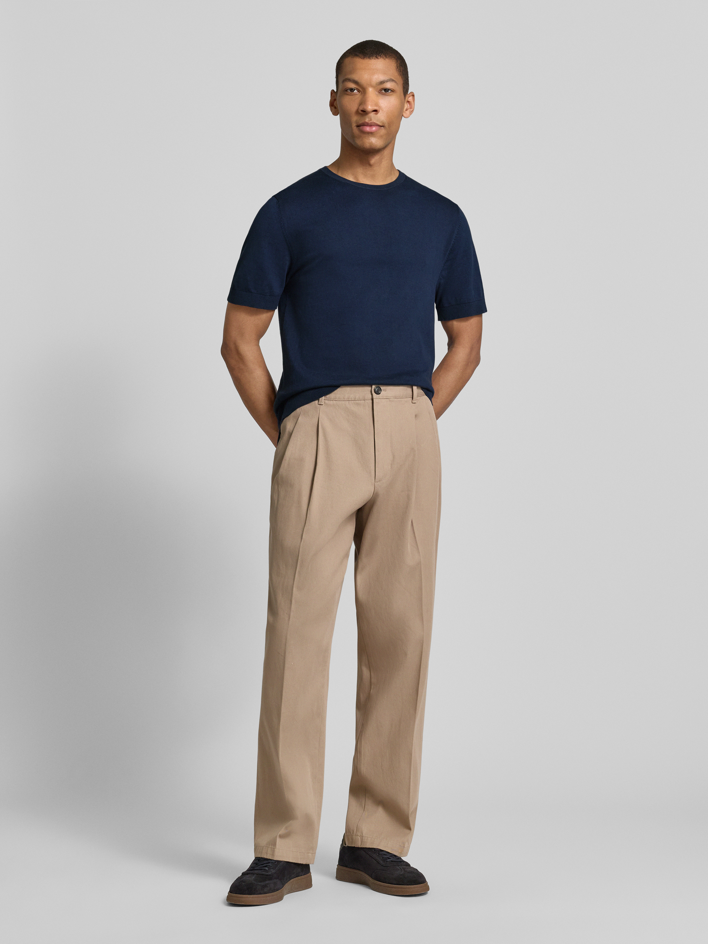 SELECTED HOMME Regular Fit Strick-Shirt aus Bio-Baumwolle Modell ...