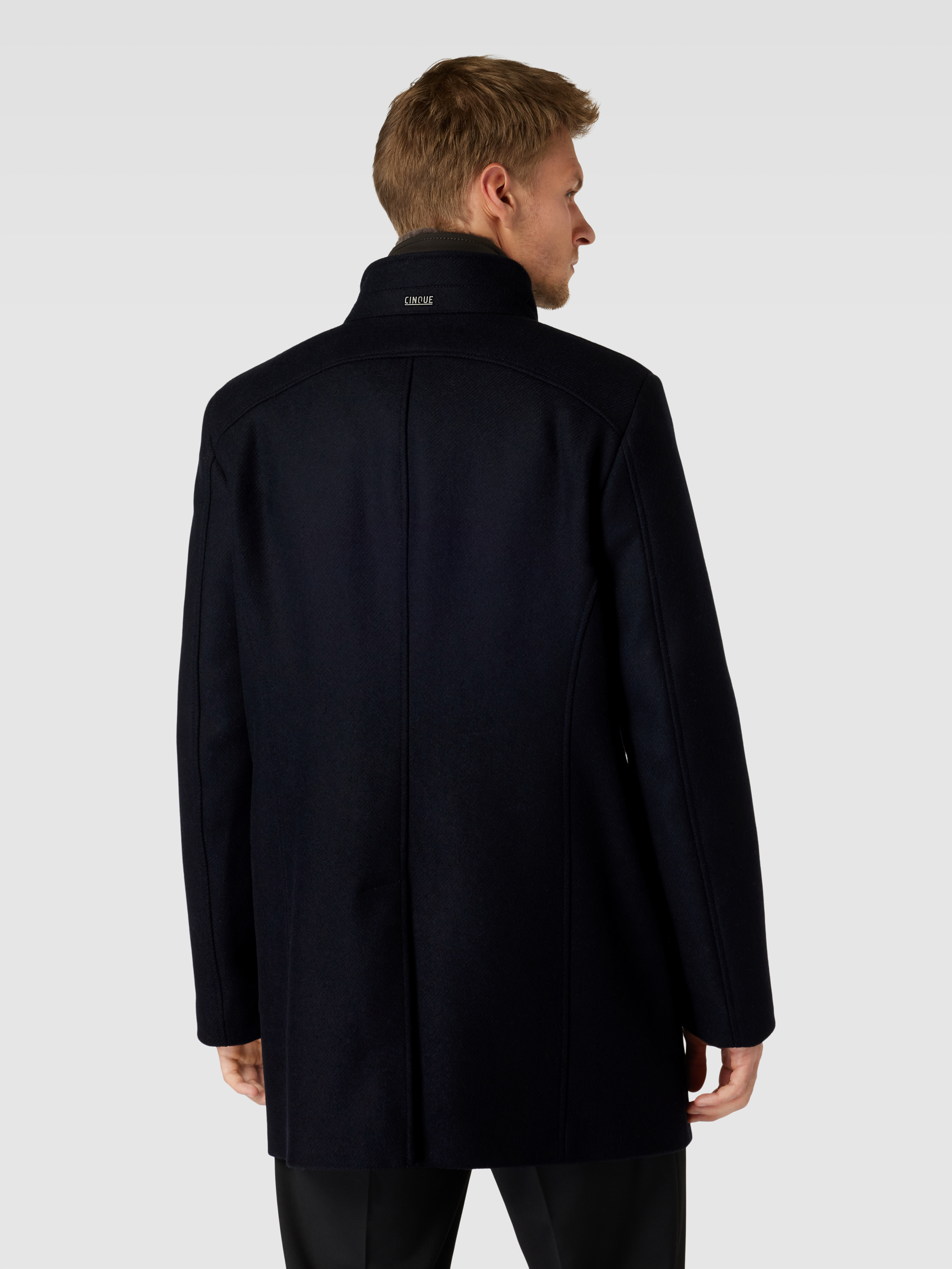 Cinque Lange jas met binnenvoering van imitatiebont, model 'Taste' in ...