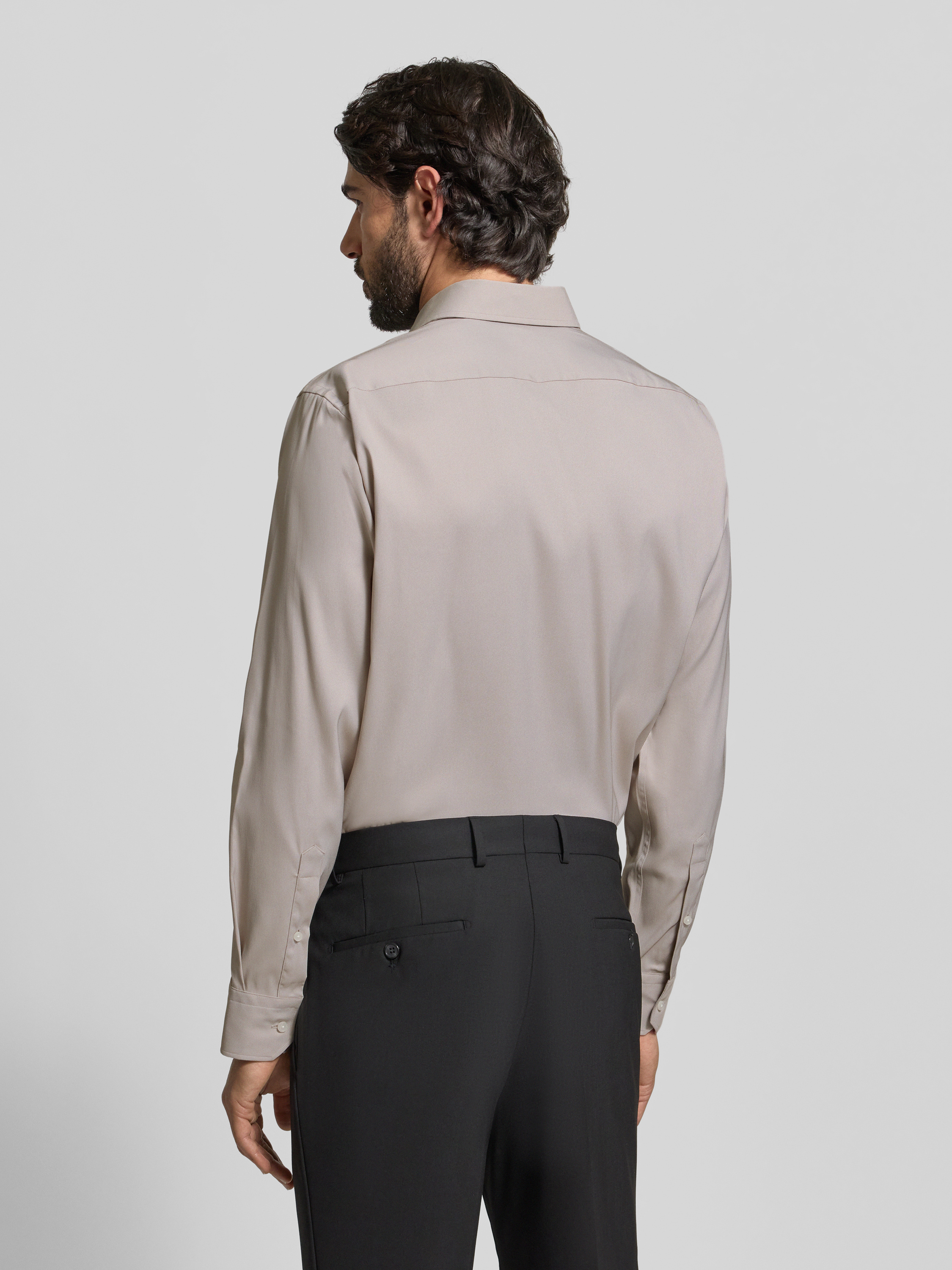 BOSS Regular fit zakelijk overhemd van elastisch twill, model 'P-JOE ...