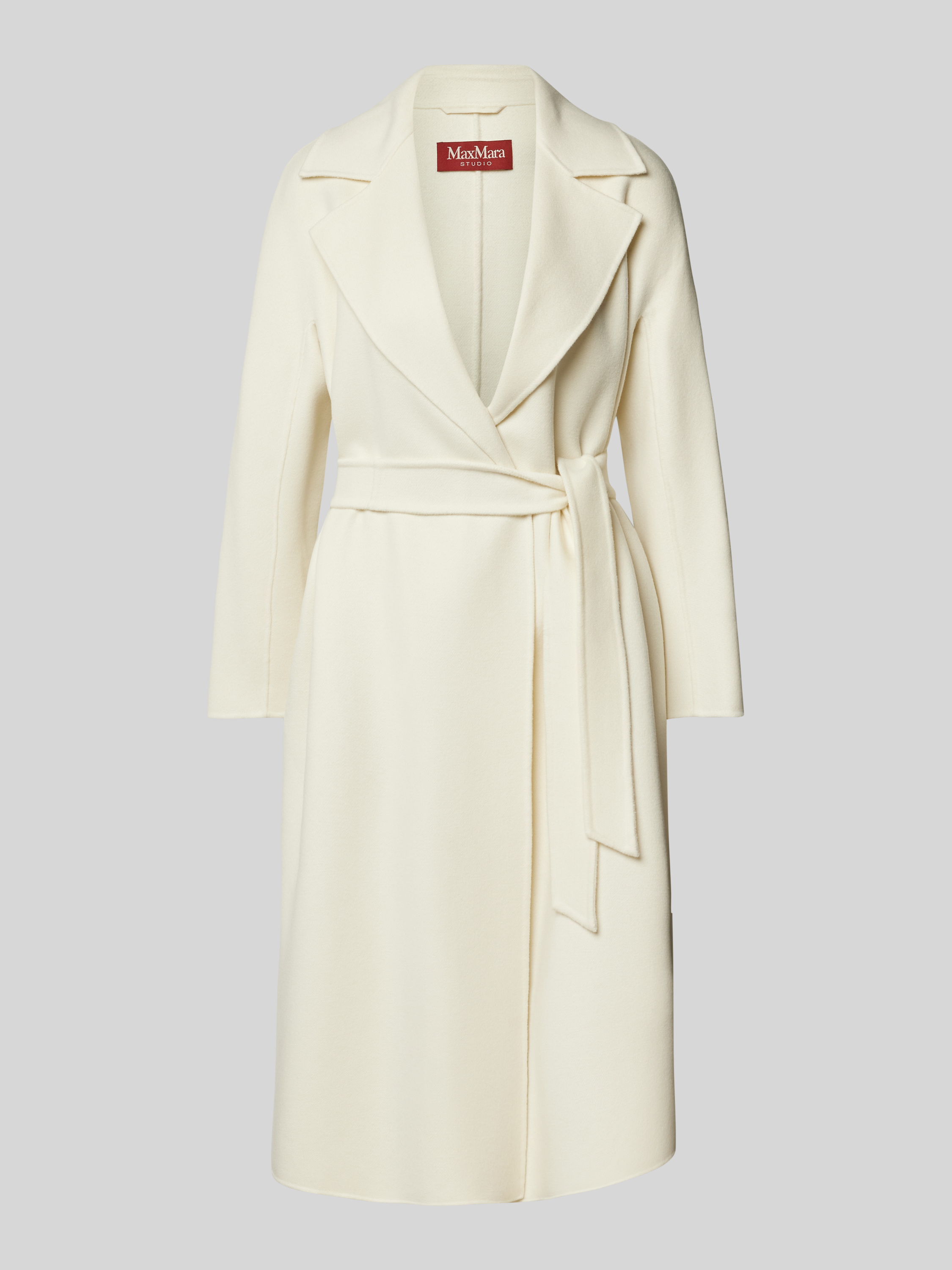 Max Mara Studio Wollmantel mit Seiden- und Kaschmir-Anteil Modell 'CLES ...
