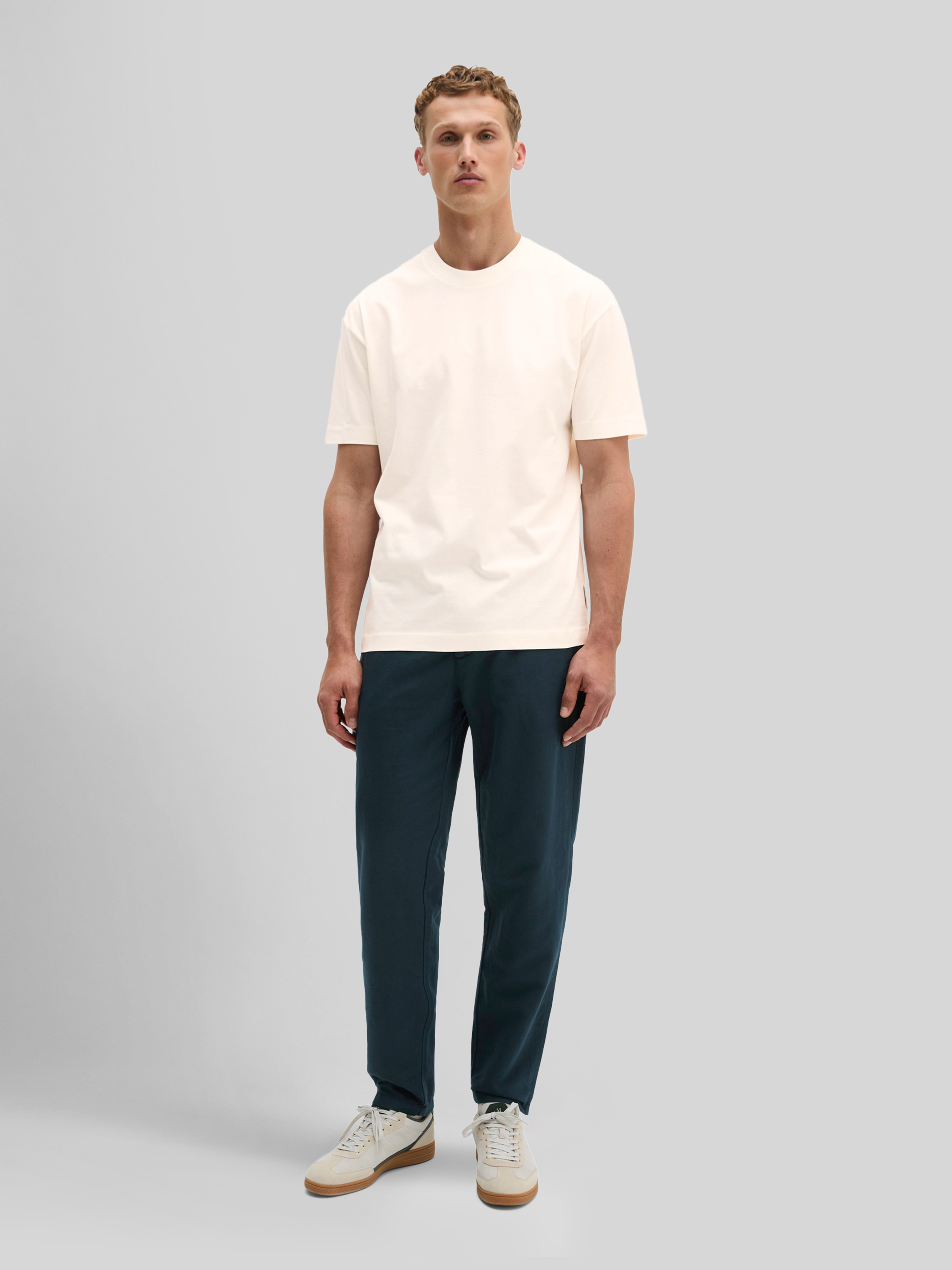 Marc O'Polo Loose Fit T-Shirt aus reiner Baumwolle (offwhite) online kaufen