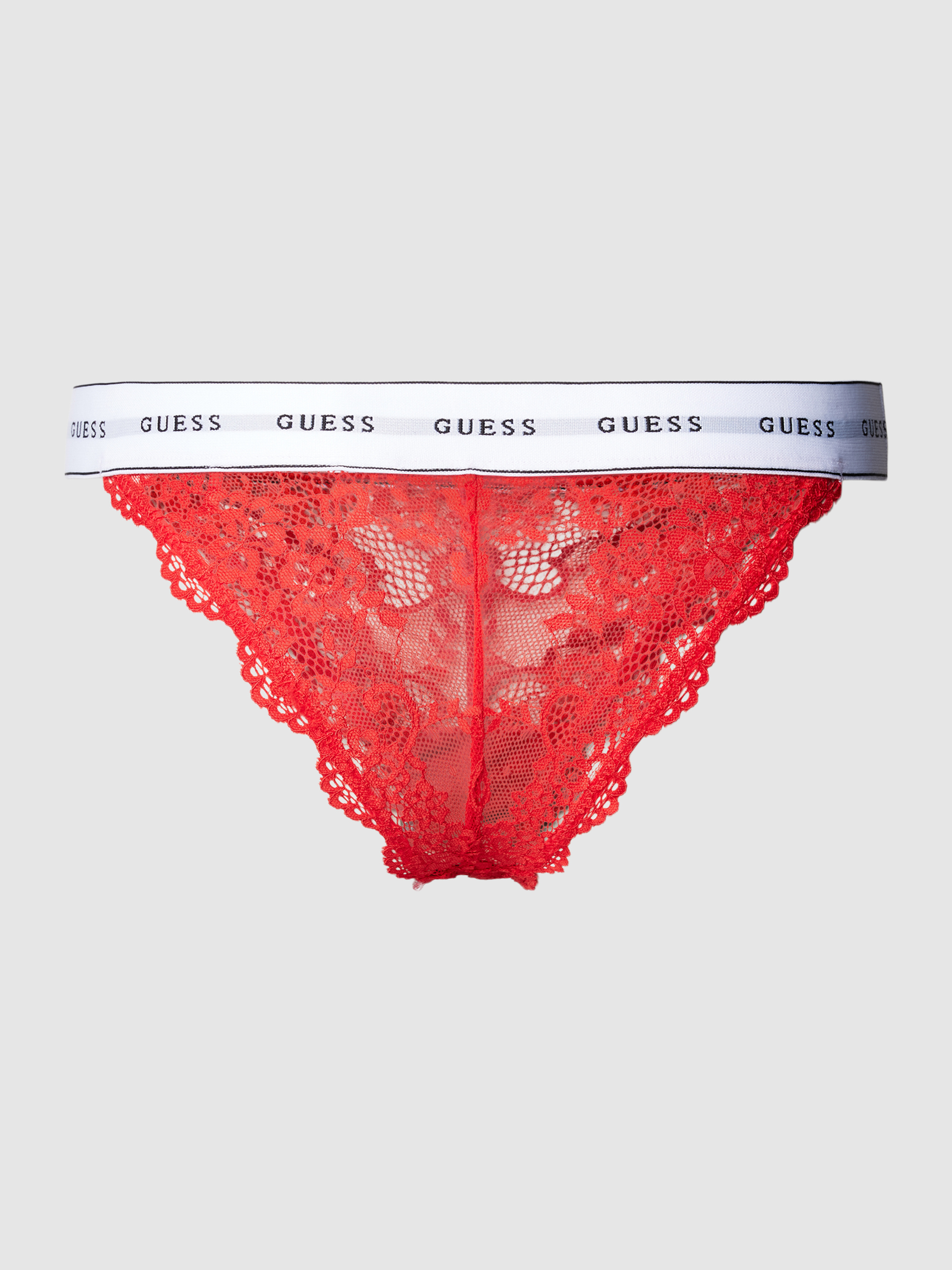 Guess String met kant, model 'BELLE BRAZILIAN' in rood online kopen | P&C
