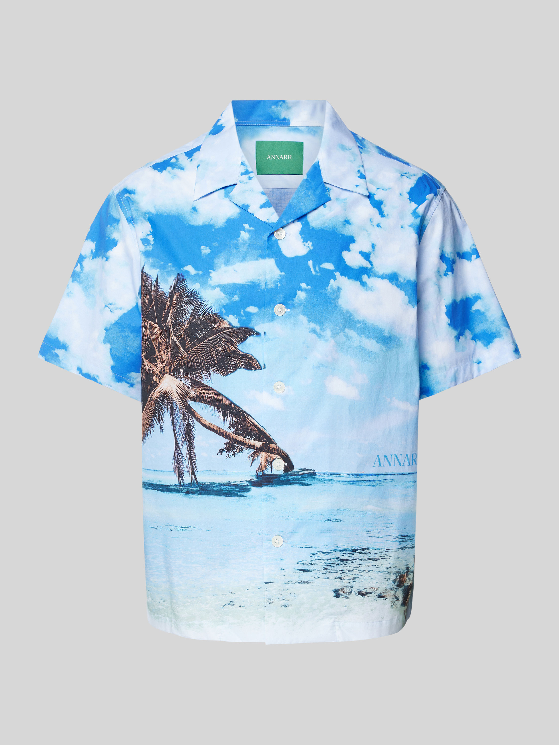 ANNARR Relaxed Fit Freizeithemd mit Reverskragen Modell 'ALFRED' (weiss ...