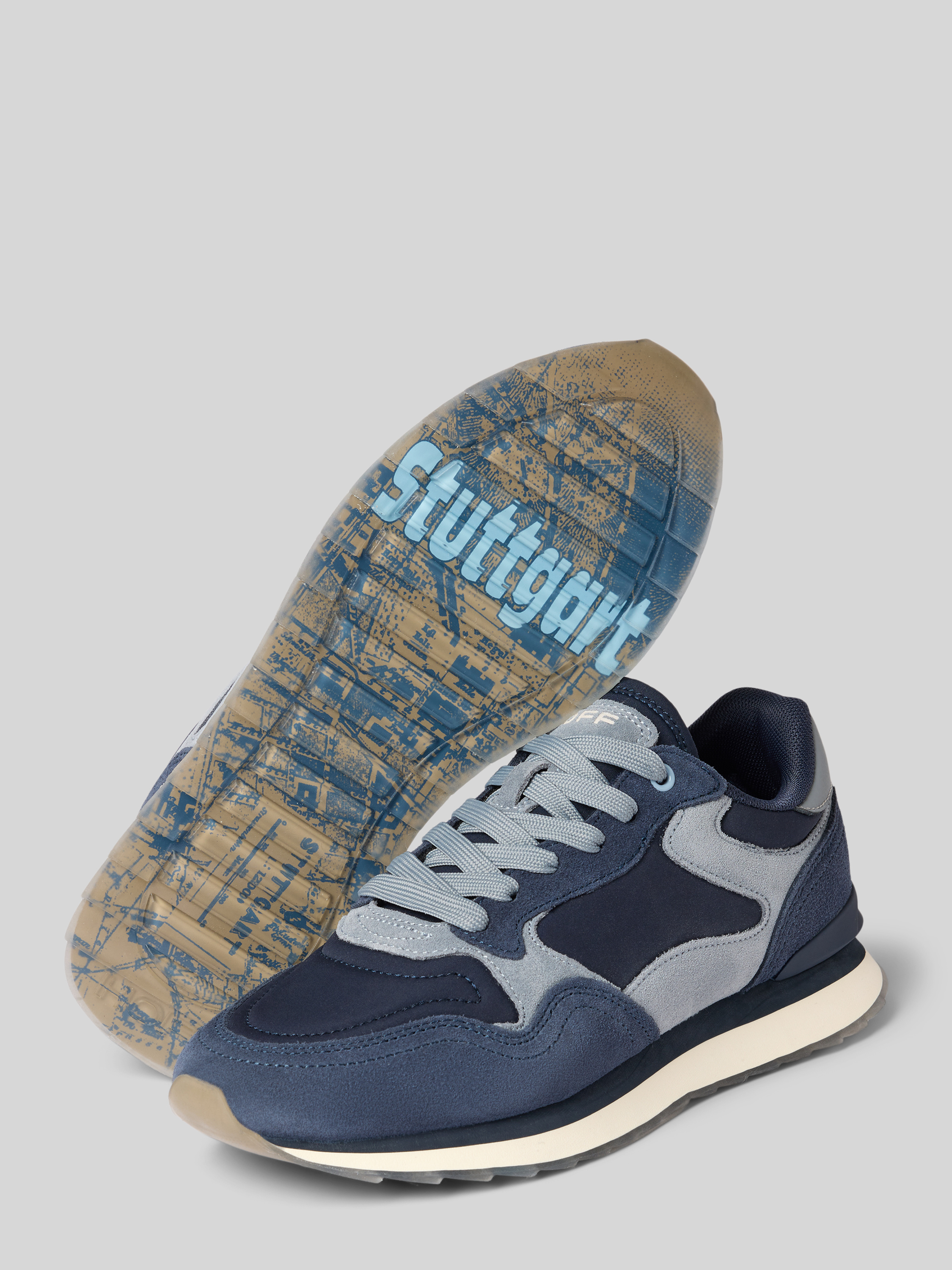 HOFF Sneaker mit Schnürverschluss Modell 'CITY STUTTGART' (dunkelblau) online kaufen