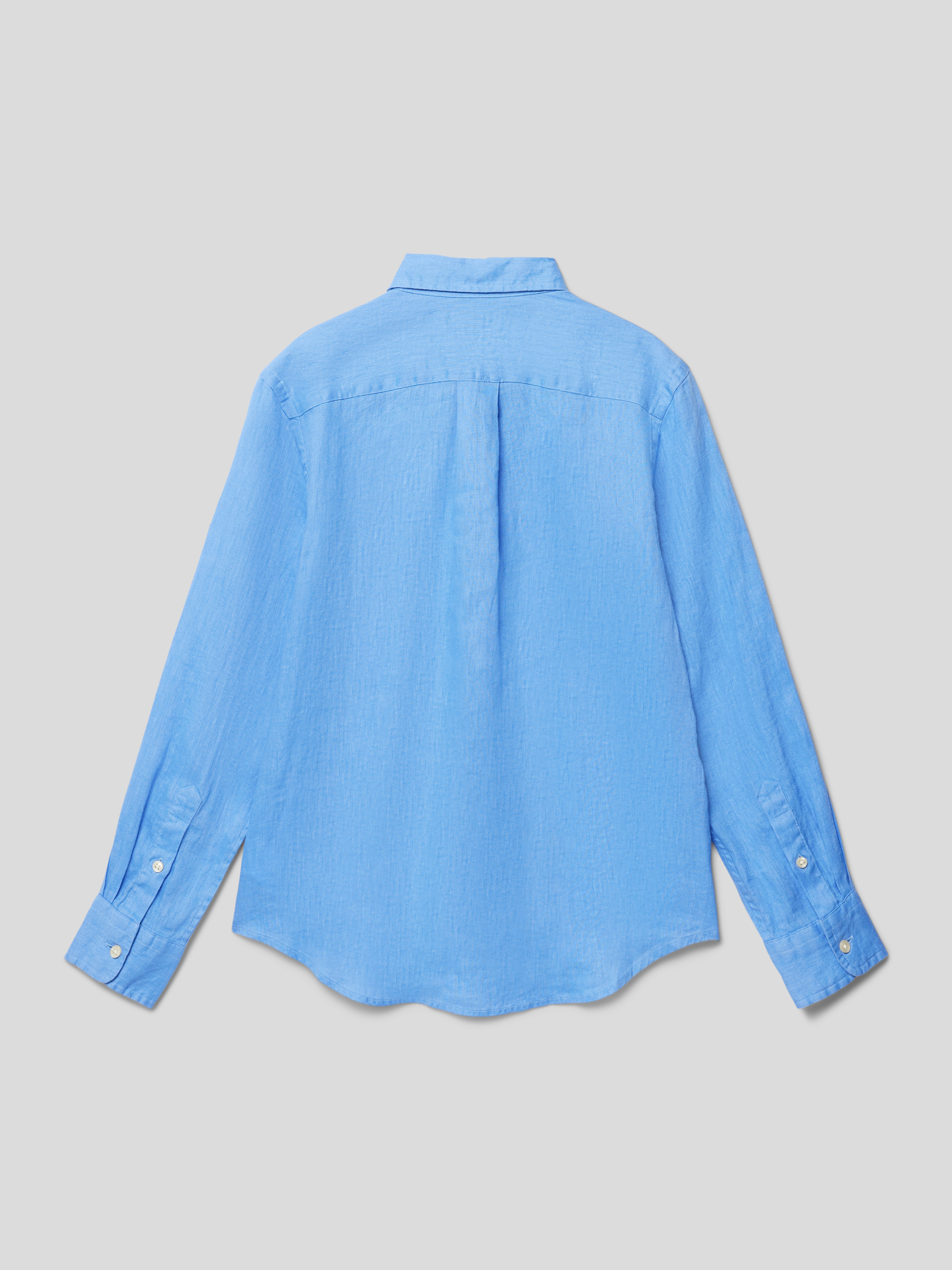 Polo Ralph Lauren Teens Regular Fit Hemd aus reinem Leinen (bleu ...