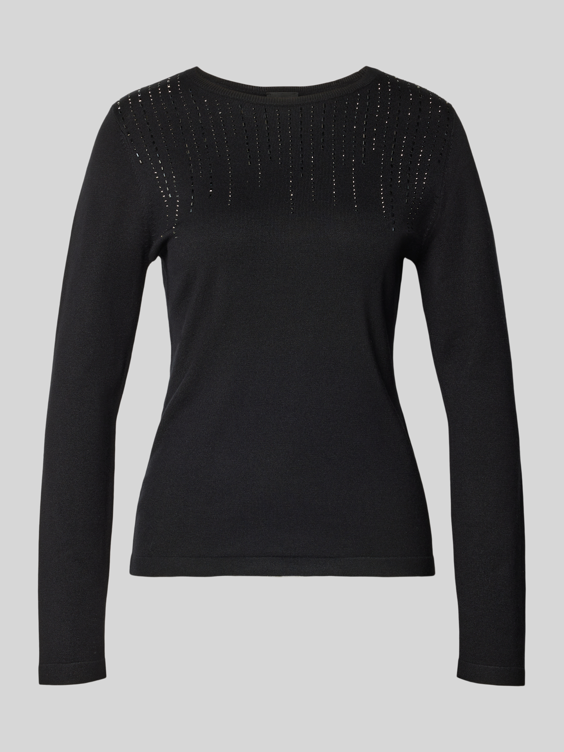 s.Oliver BLACK LABEL Slim Fit Pullover aus Viskose-Mix (black) online ...