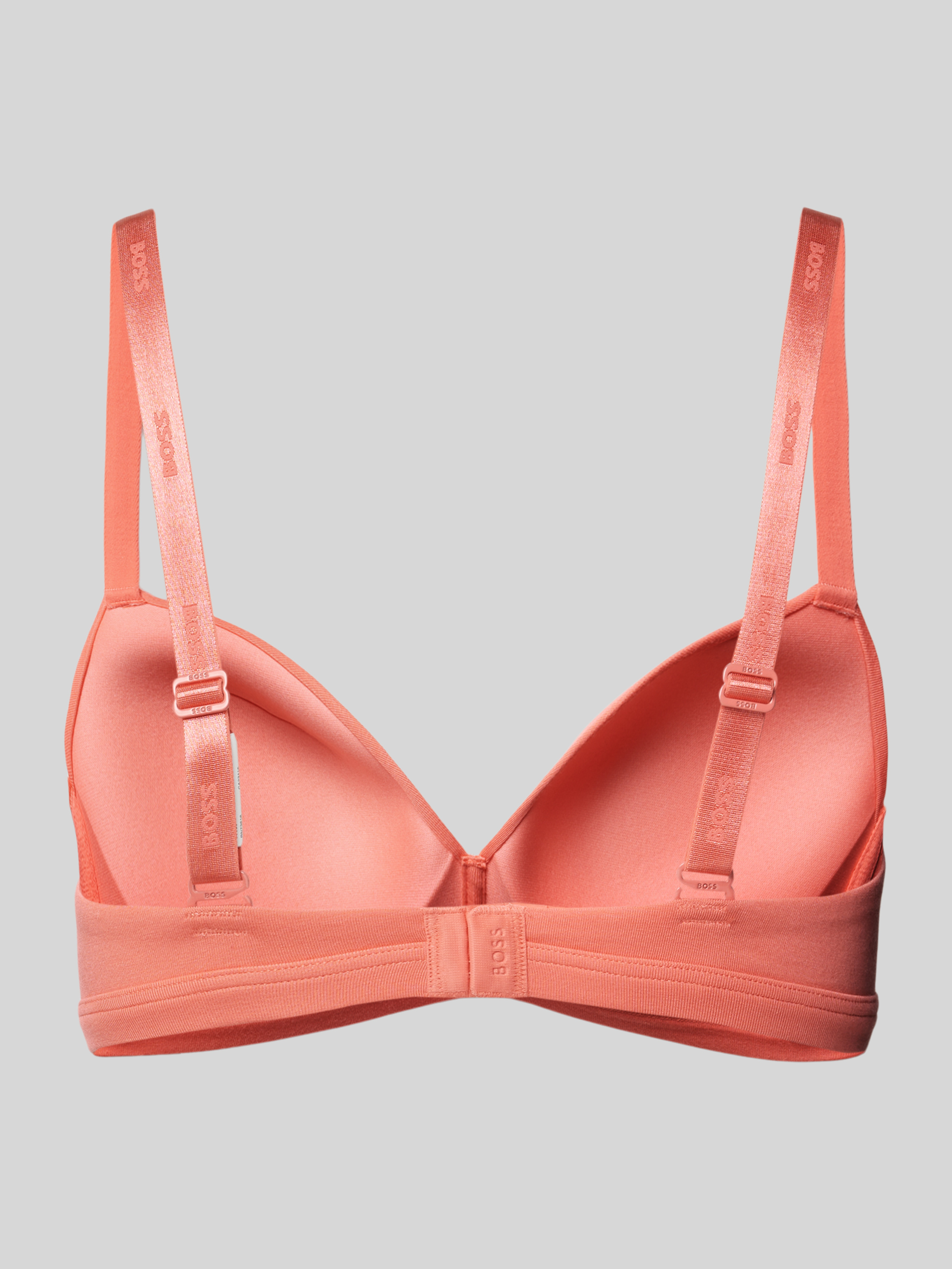 BOSS Triangel-BH mit Label-Details (lachs) online kaufen