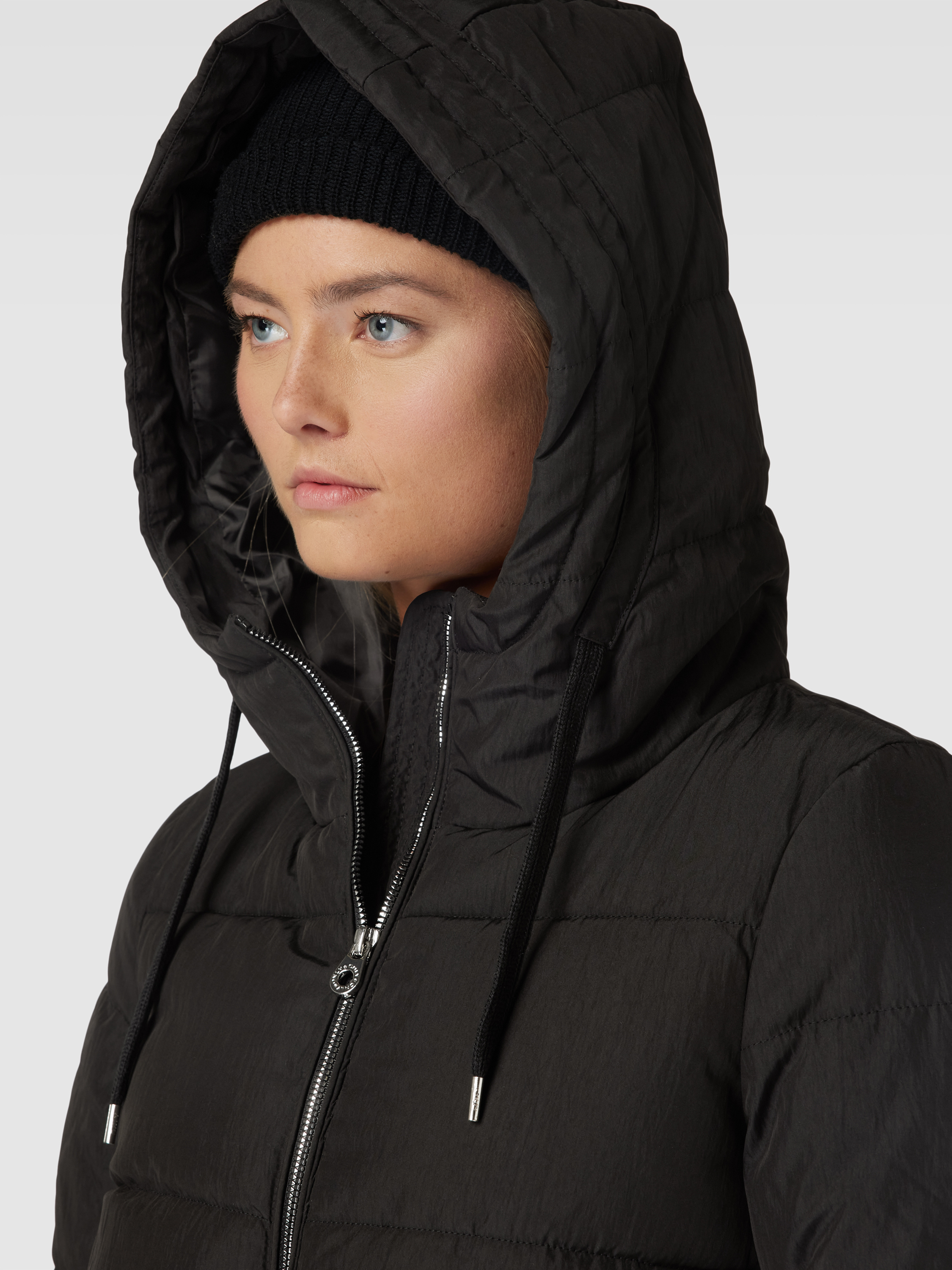 Only Steppmantel mit Kapuze Modell 'DOLLY' (black) online kaufen