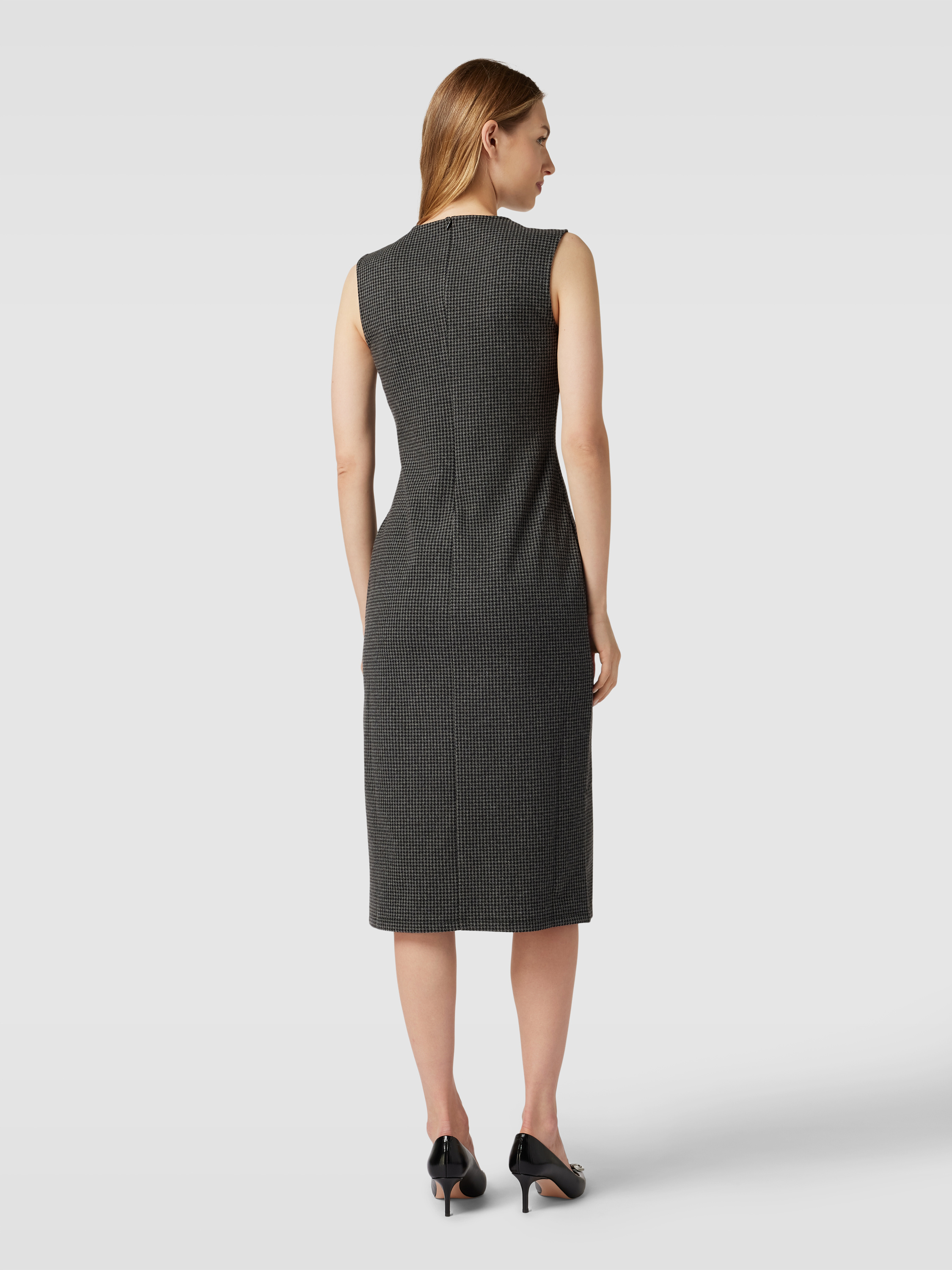 Kup online Weekend Max Mara Sukienka midi ze wzorem w kratkę model ‘NOCERA’ (antracytowy)