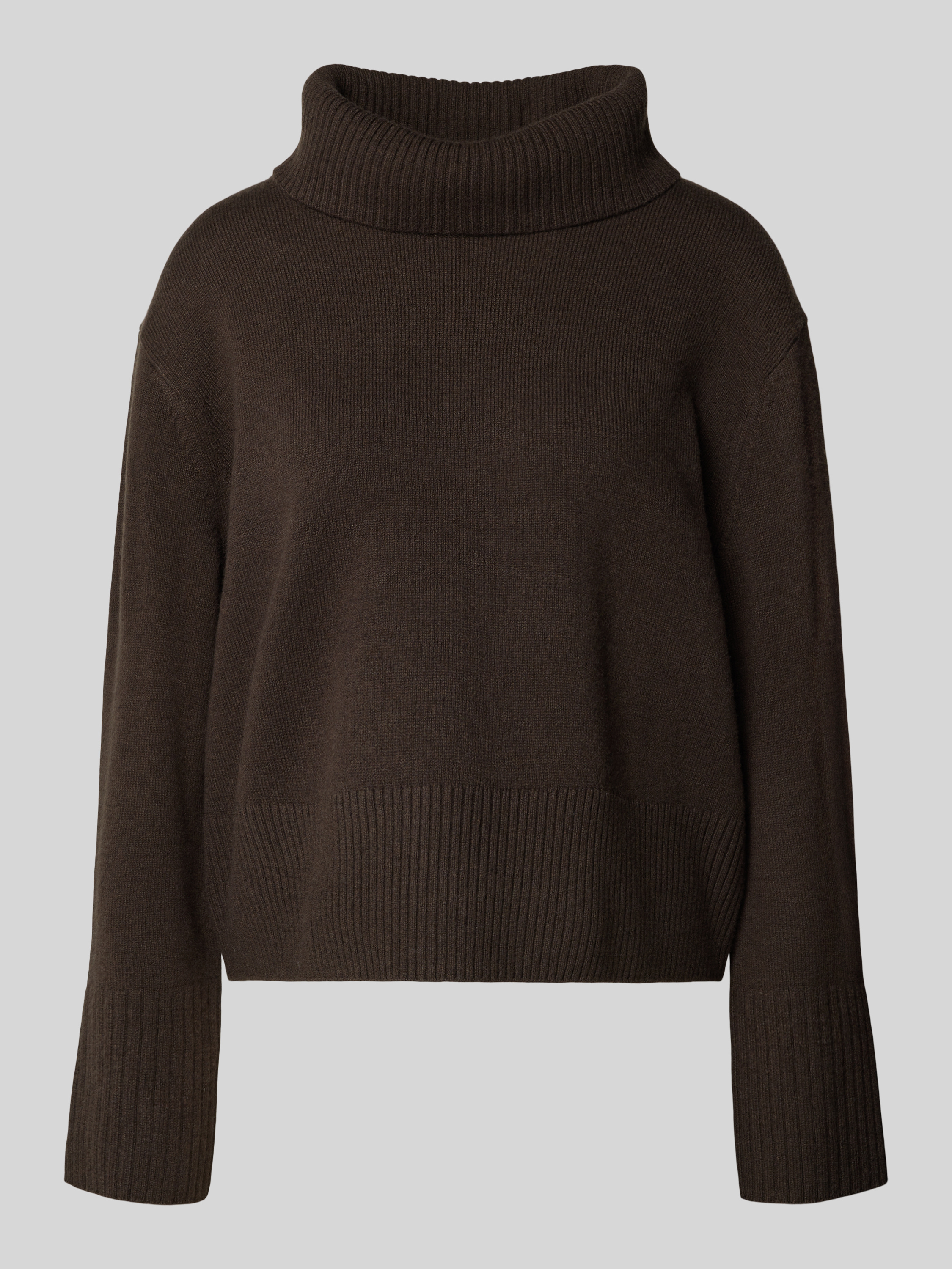 comma Gebreide coltrui in donkerbruin online kopen | P&C