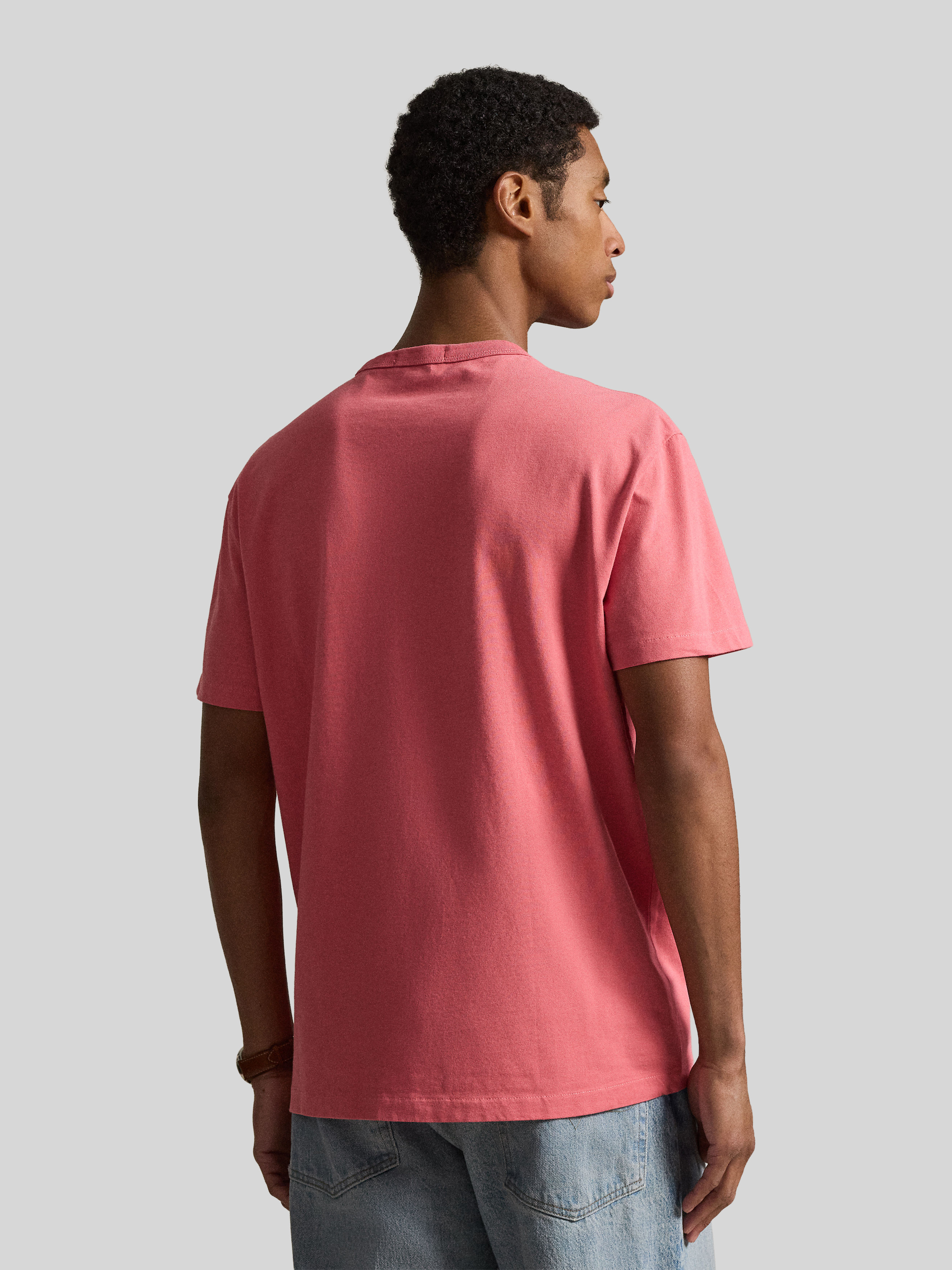 Polo Ralph Lauren Regular fit T-shirt van puur katoen in rood online ...