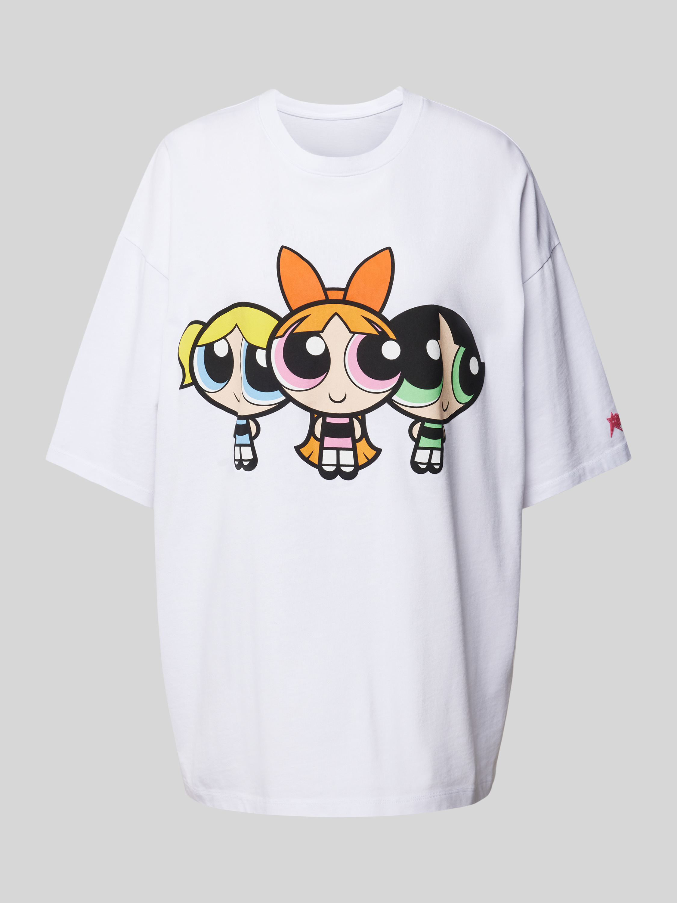 Review Powerpuff Girls x REVIEW - T-Shirt mit Label-Details (weiss ...