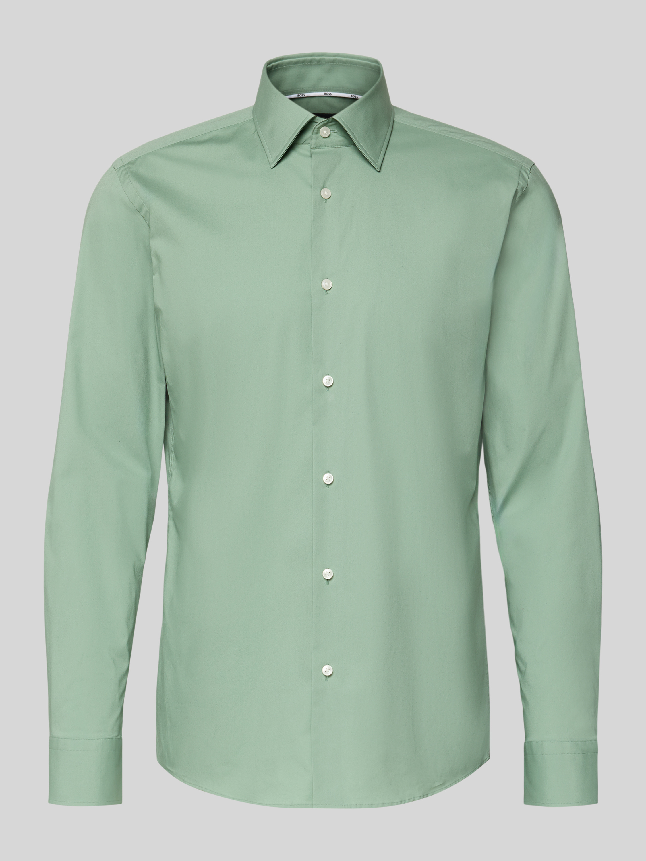 Kup online BOSS Koszula biznesowa o kroju slim fit z mieszanki bawełny ...