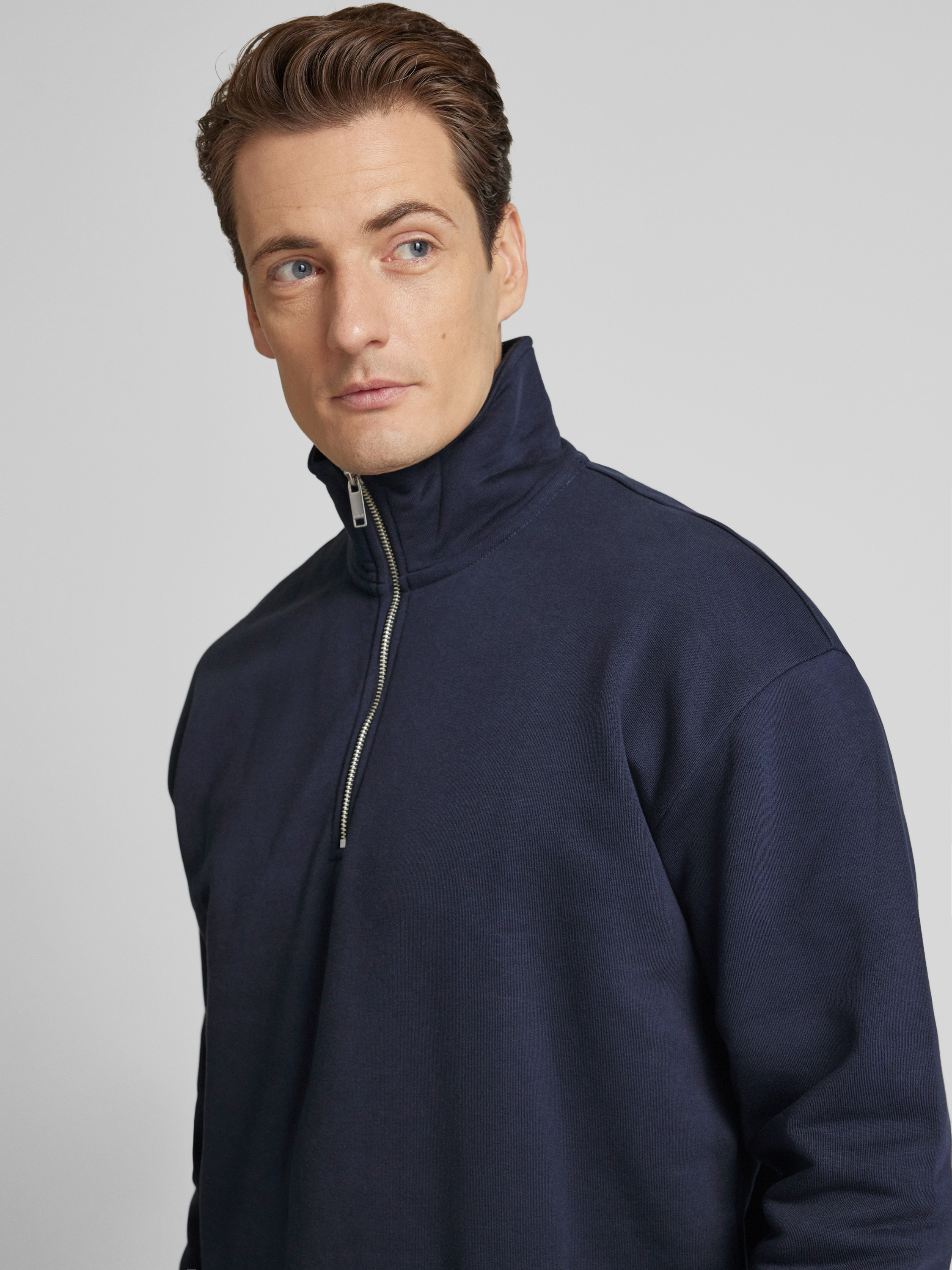 MCNEAL Sweatshirt mit Troyer-Kragen (dunkelblau) online kaufen