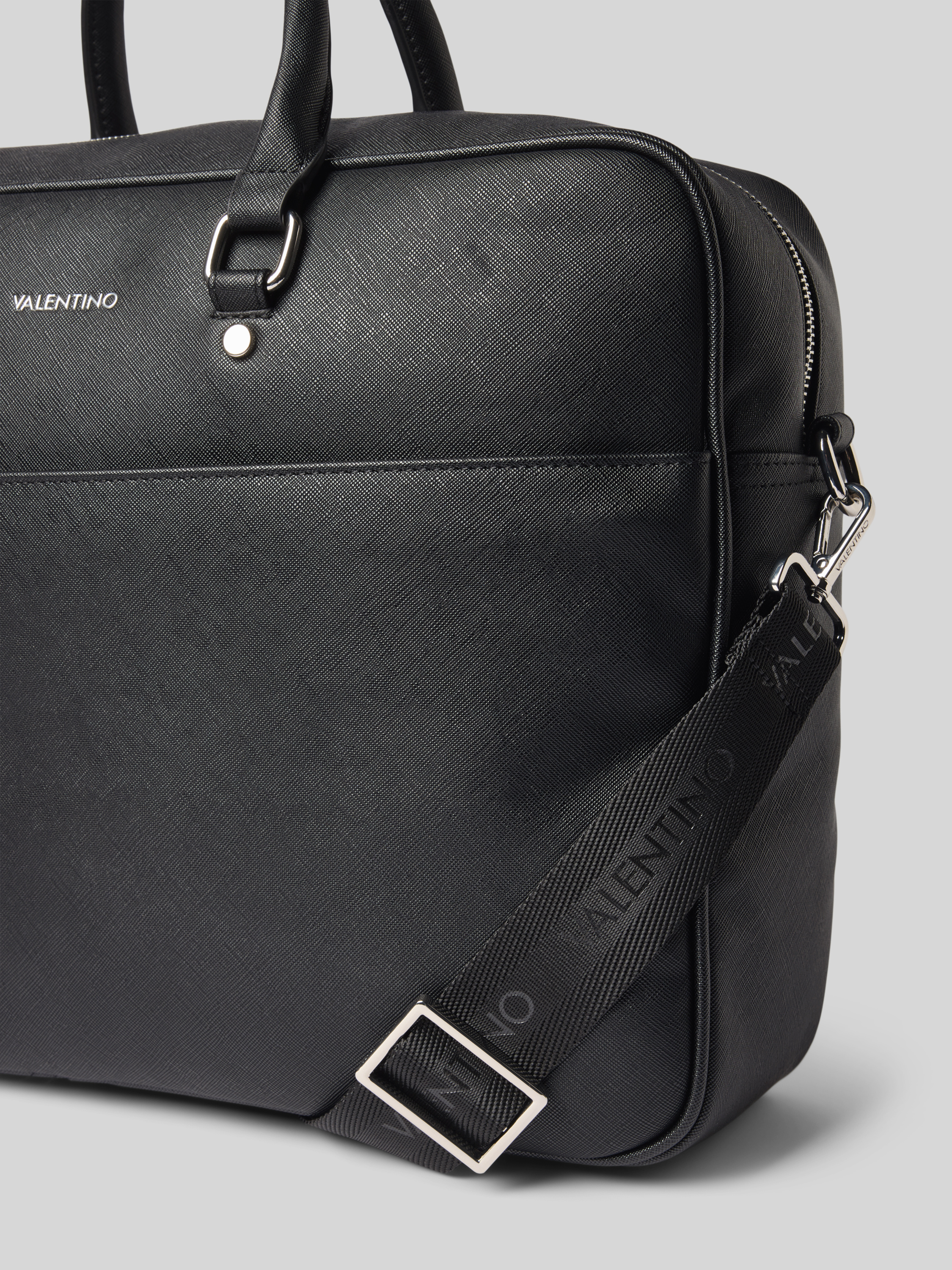 VALENTINO BAGS Laptoptasche mit Logo-Applikation (black) online kaufen