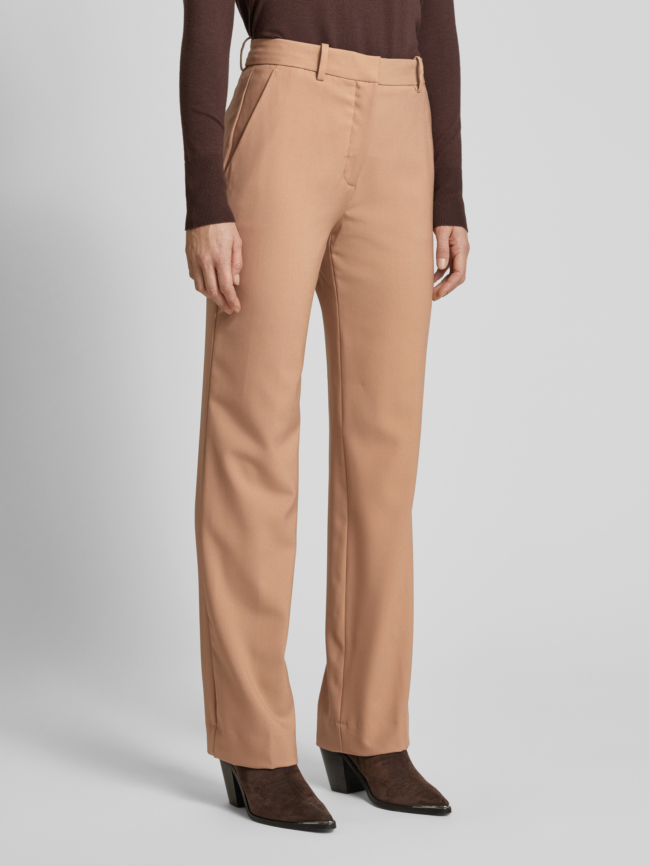 Calvin Klein Womenswear Straight Leg Anzughose mit Gesäßtaschen (beige ...