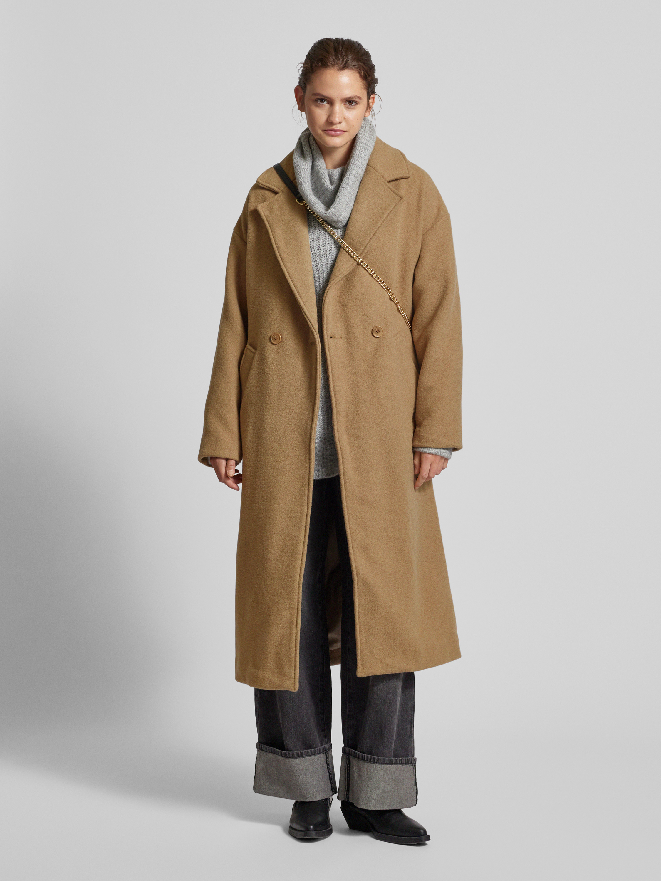 LeGer by Lena Gercke Mantel aus Woll-Mix mit Bindegürtel Modell 'Dena' (camel) online kaufen