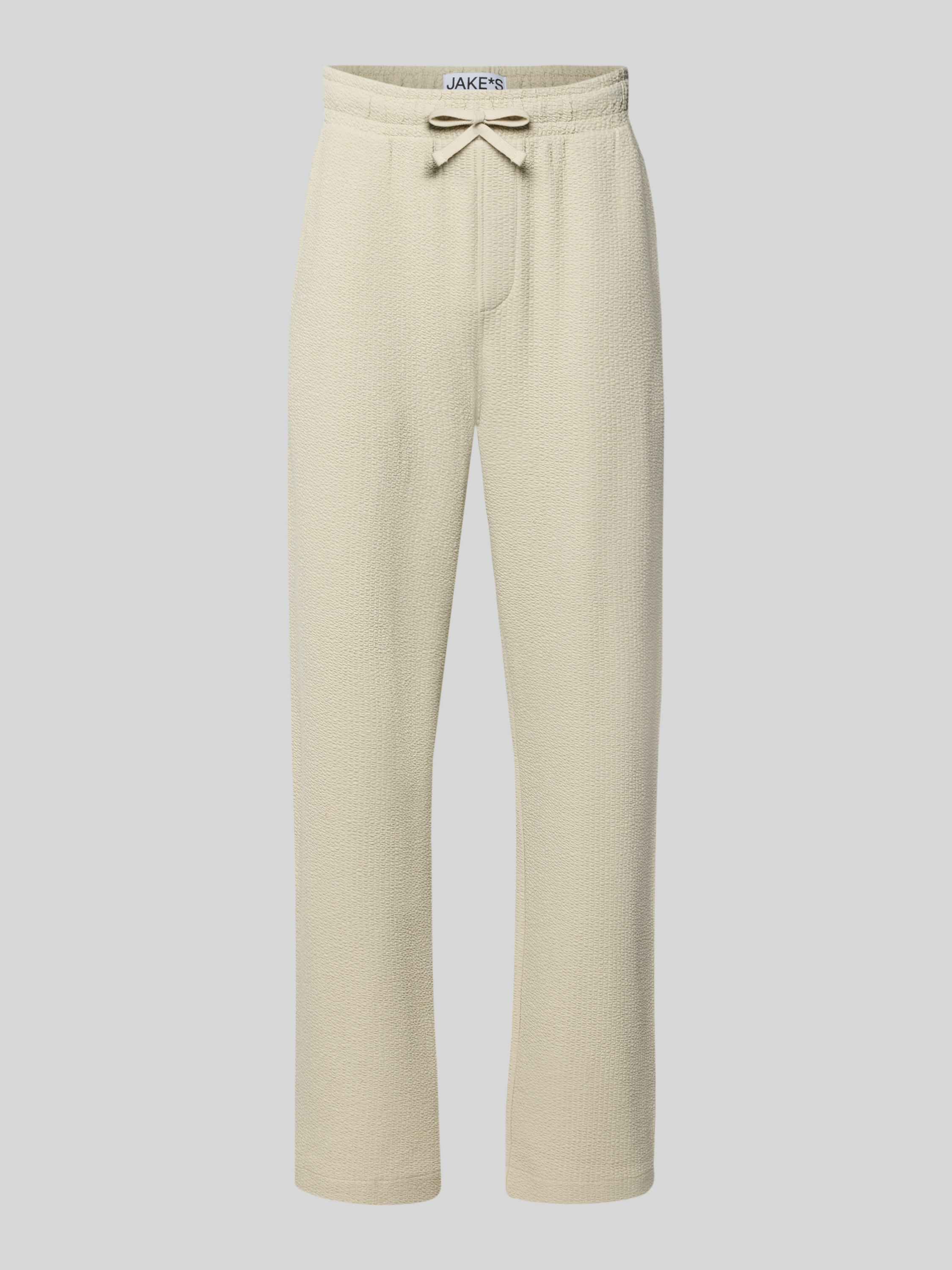 JAKE*S STUDIO MEN Straight Fit Sweatpants mit elastischem Bund (kitt ...