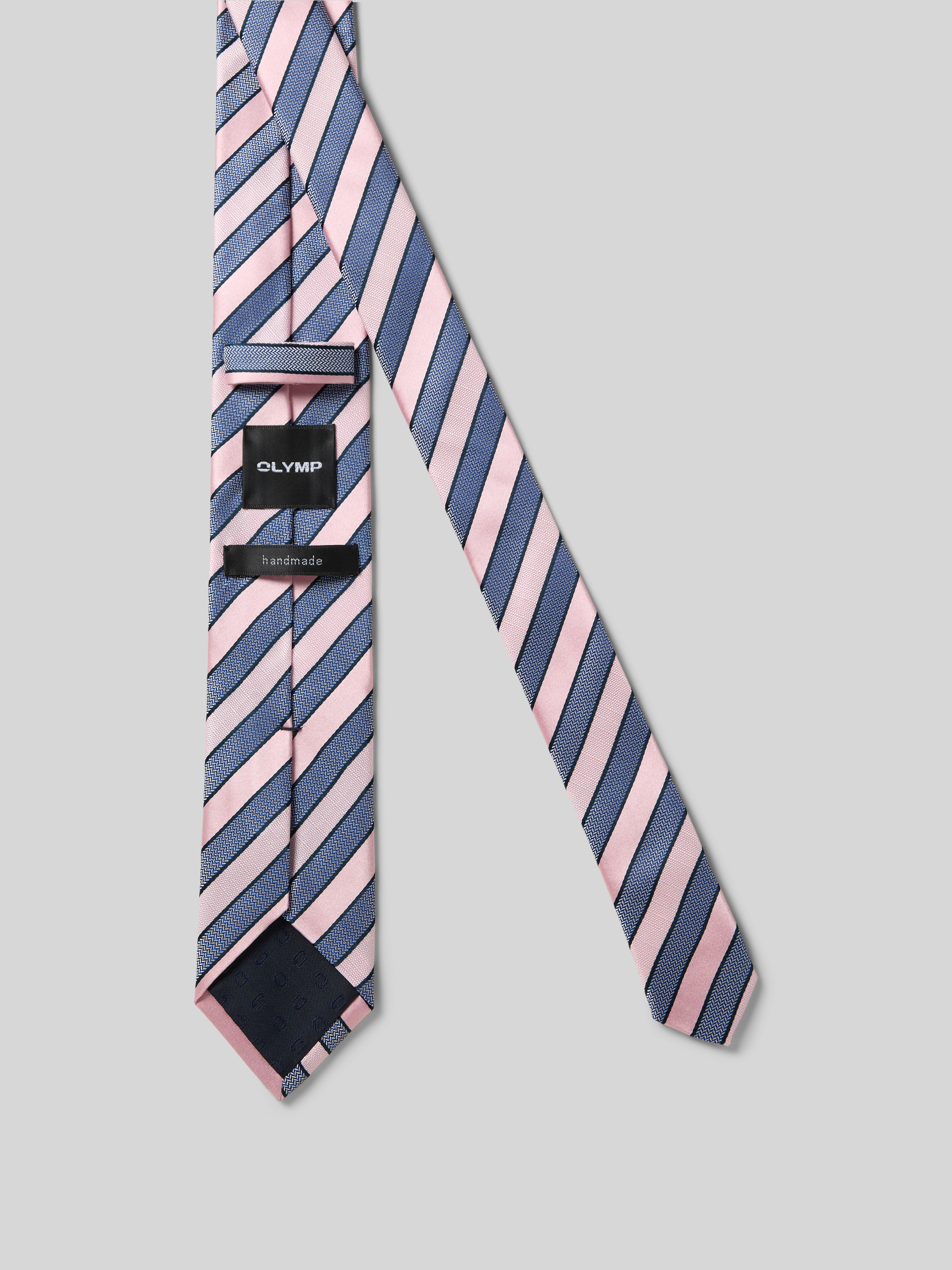 OLYMP Zijden stropdas in all-over look (6,5 cm) in rosé online kopen | P&C