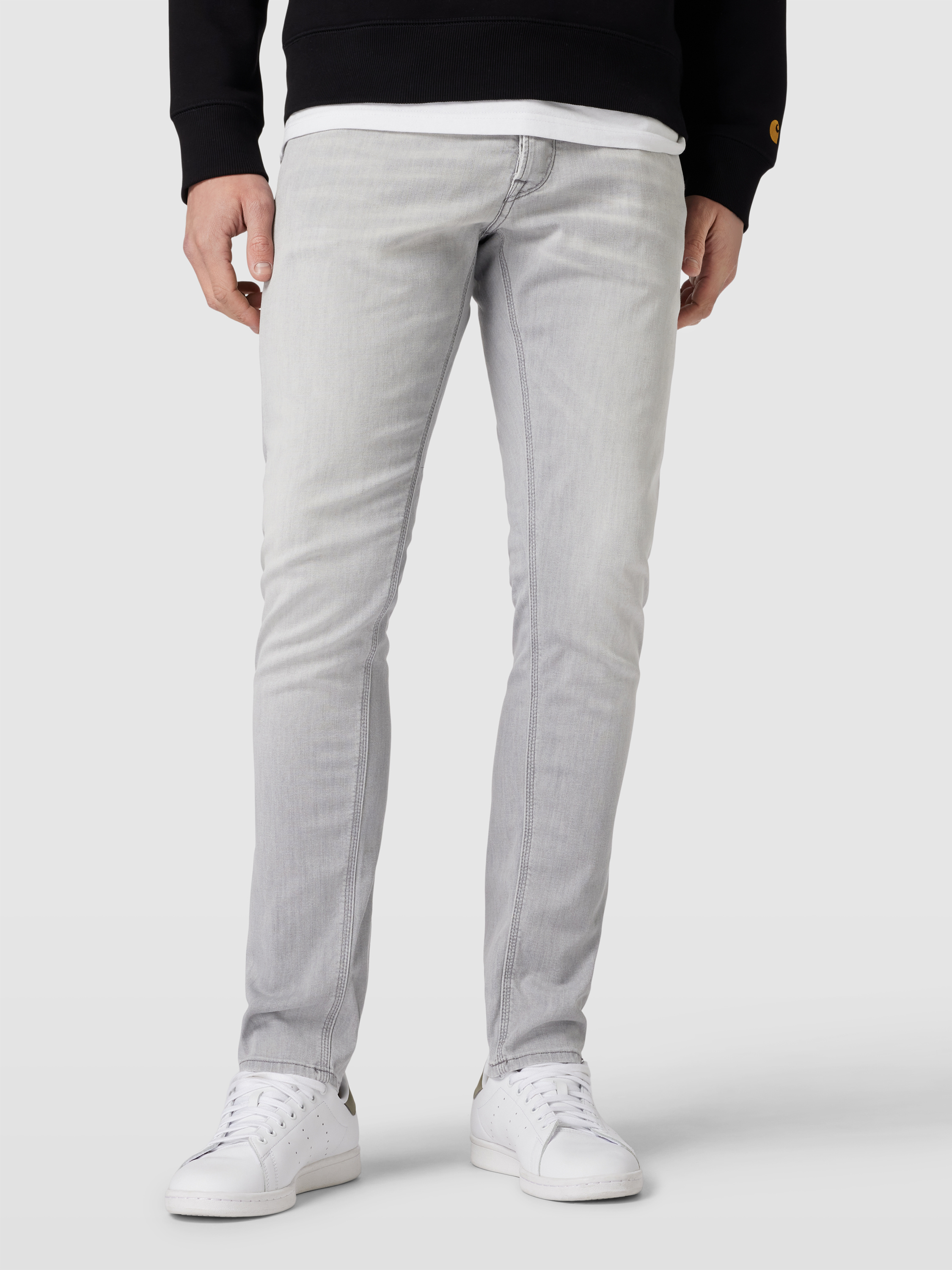 Replay Regular Slim Fit Jeans Modell 'WILLBI' (silber) online kaufen