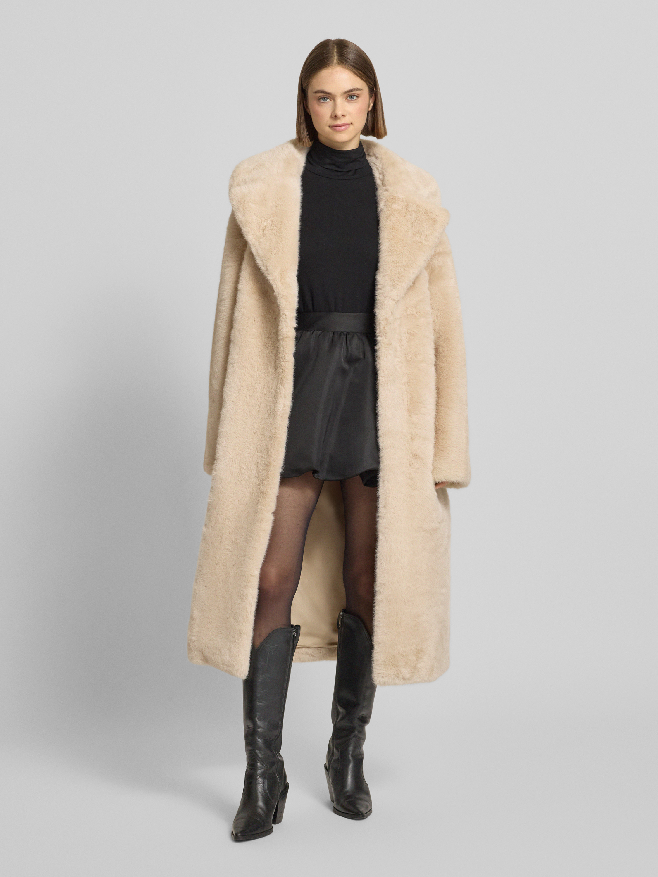 LeGer by Lena Gercke Mantel aus Kunstfell Modell 'Indira' (offwhite ...