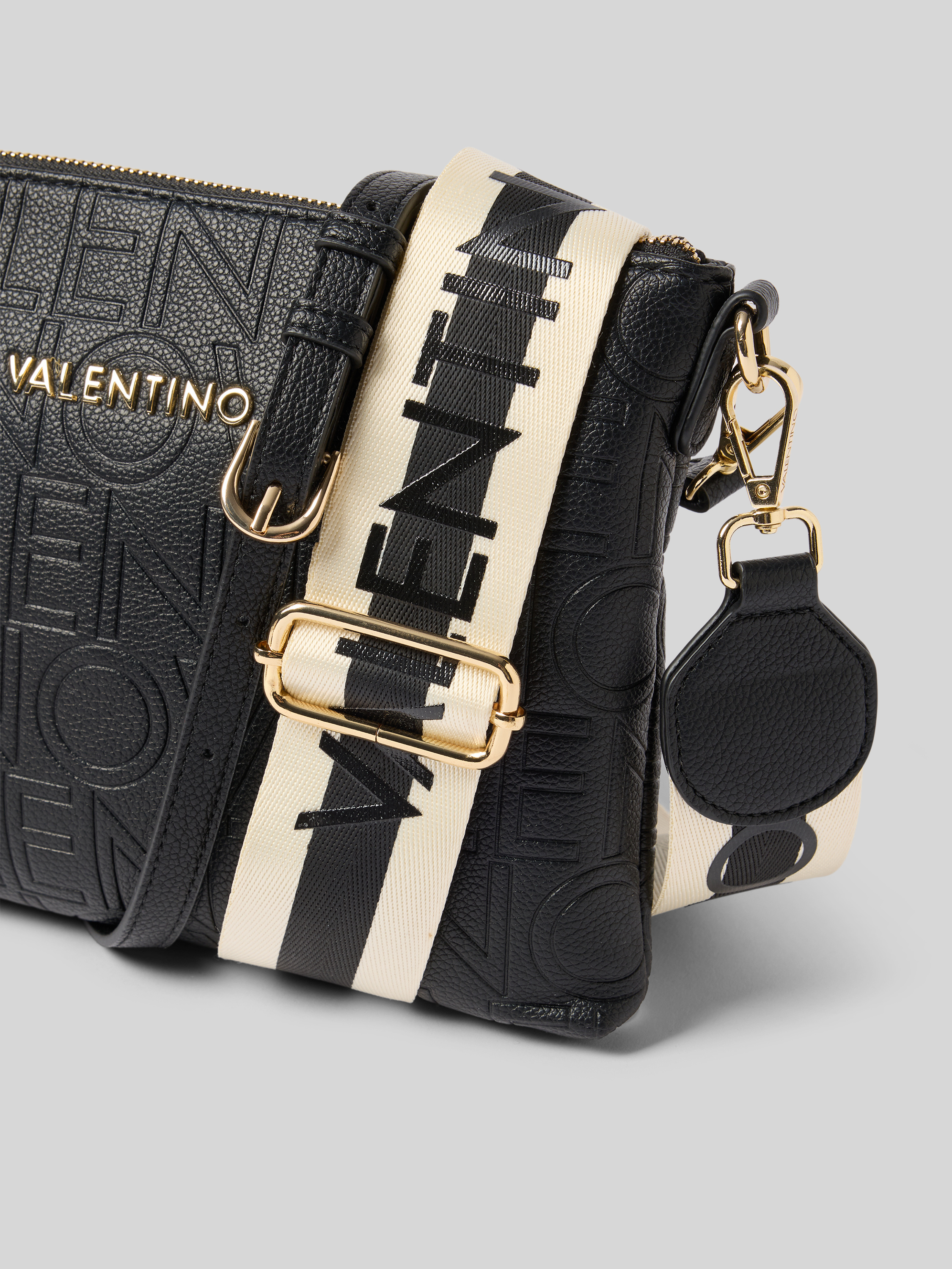 VALENTINO BAGS Handtasche mit Label-Applikation Modell 'PANSY' (black ...