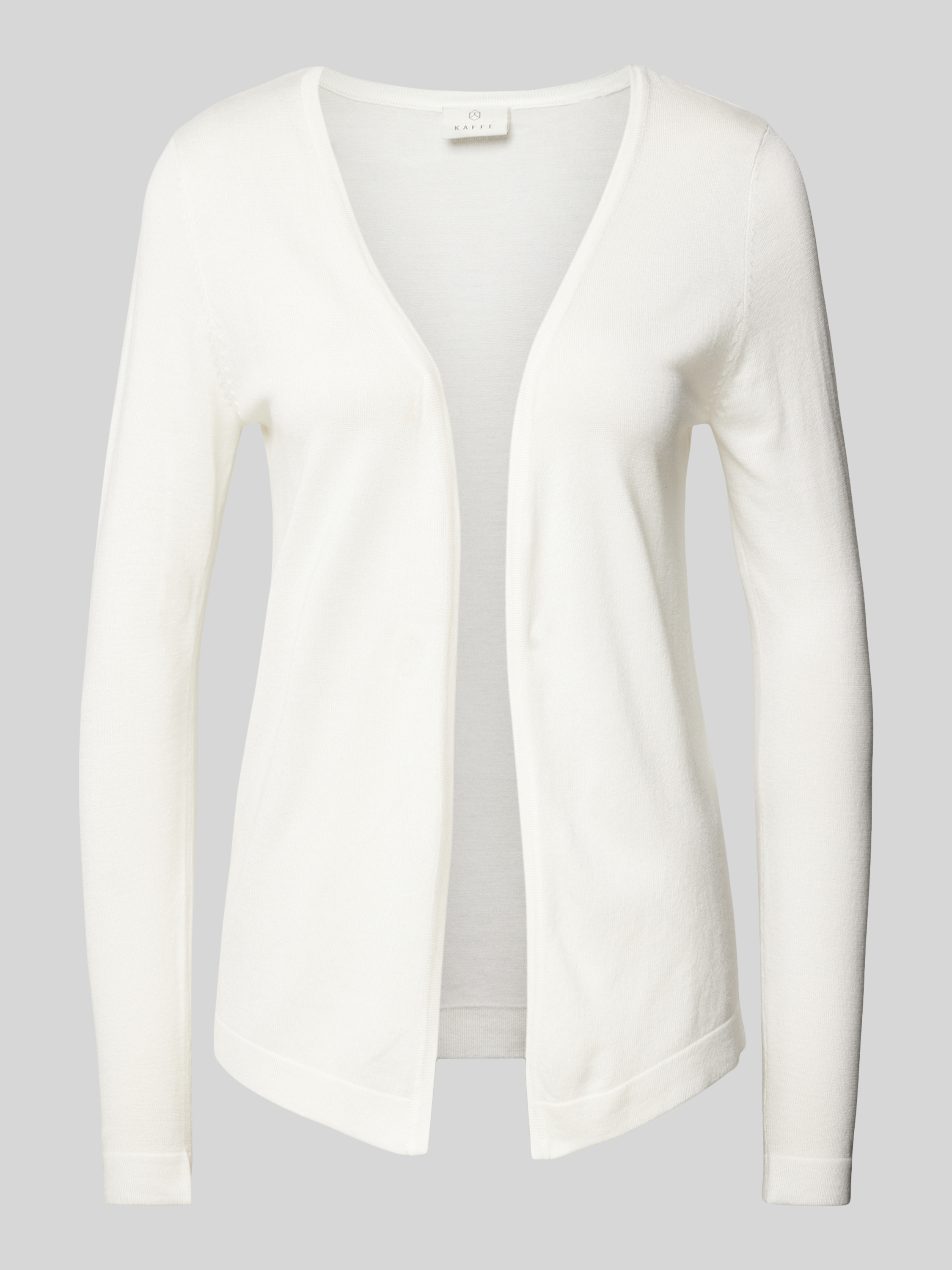 Kaffe Strickjacke aus Viskose-Mix mit Schalkragen Modell 'ASTRID ...