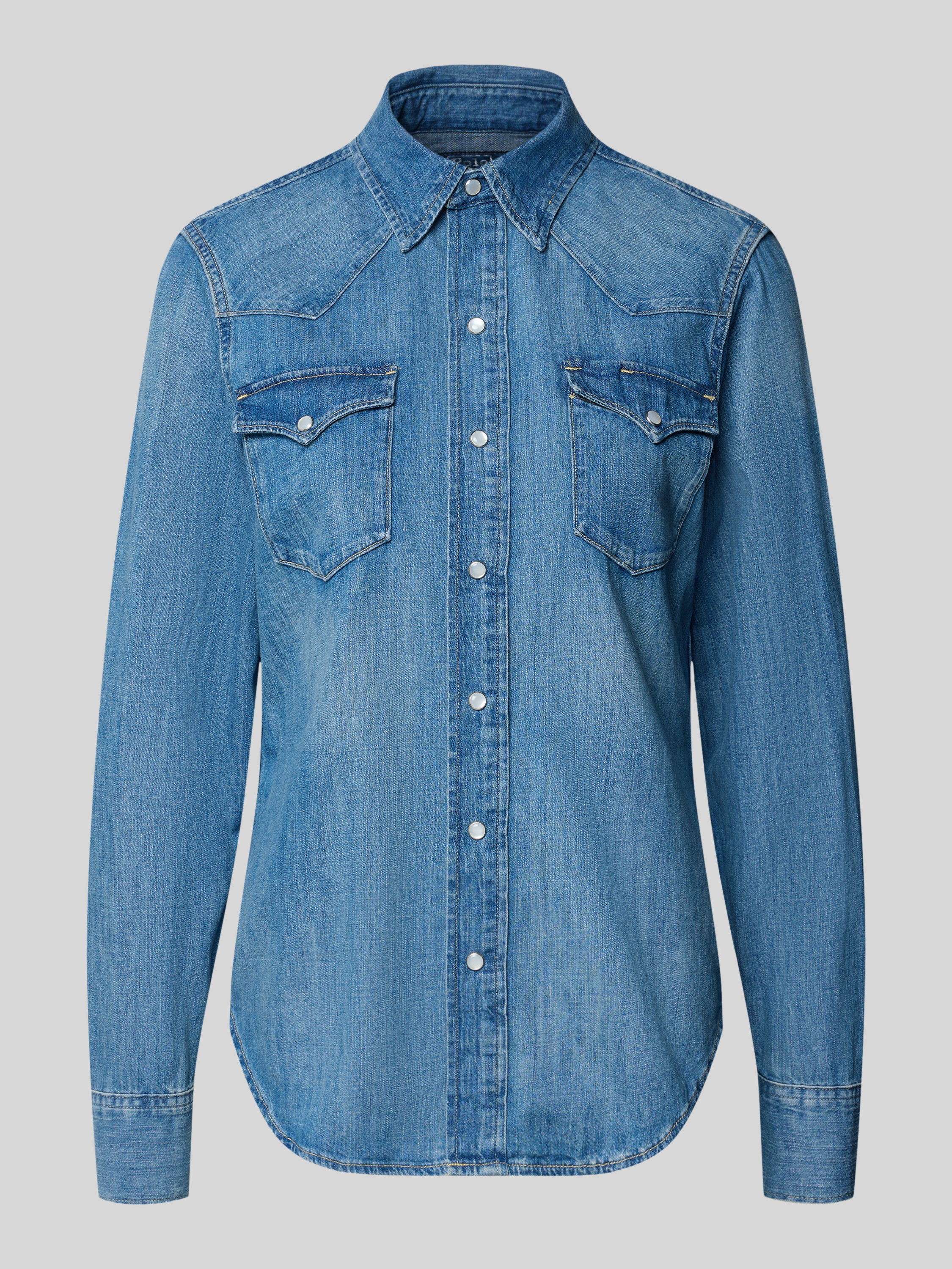 Polo Ralph Lauren Regular Fit Jeansbluse mit Brusttaschen (jeansblau ...