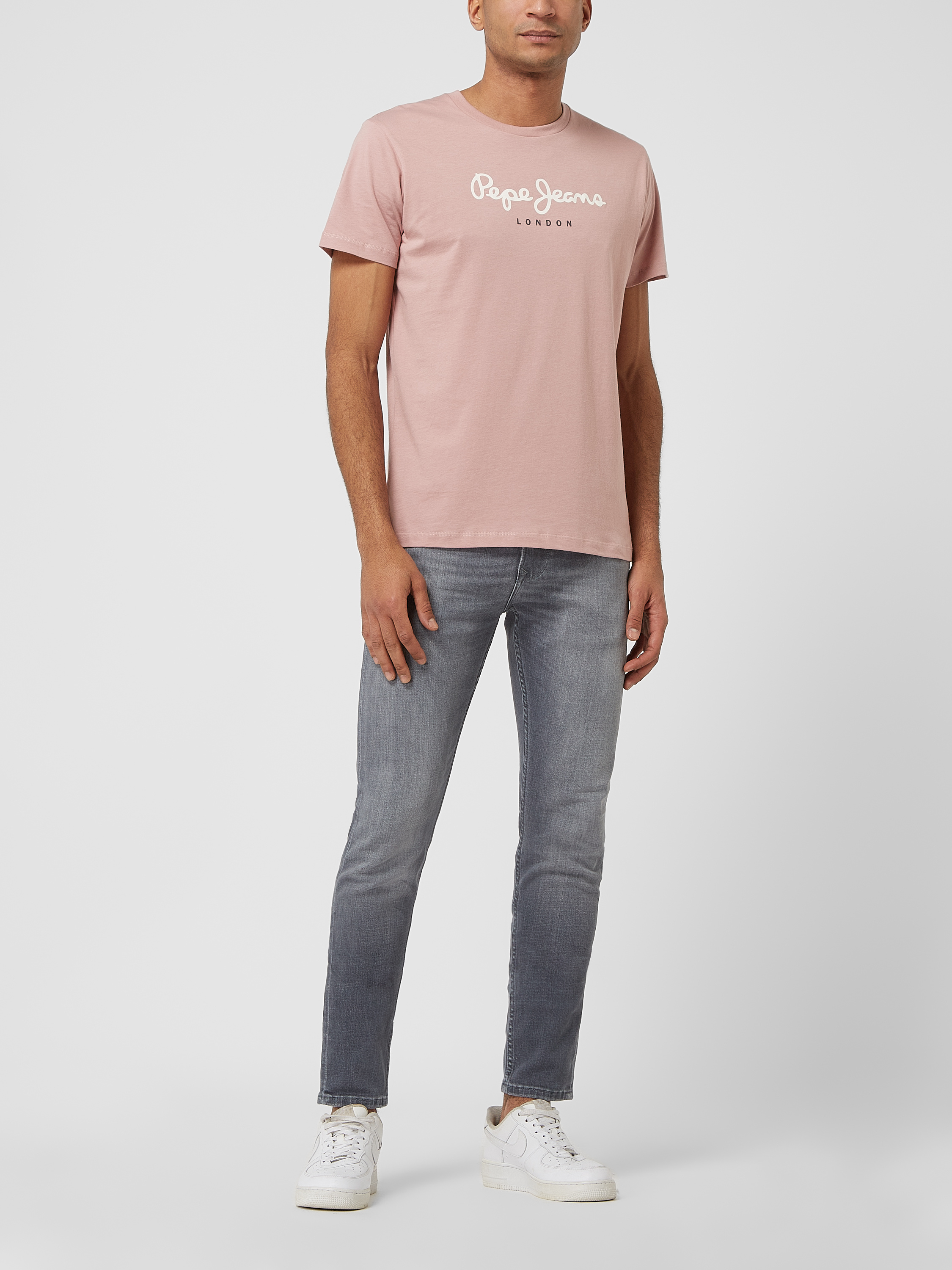 Pepe Jeans T-Shirt aus Baumwolle Modell 'Eggo' (altrosa) online kaufen